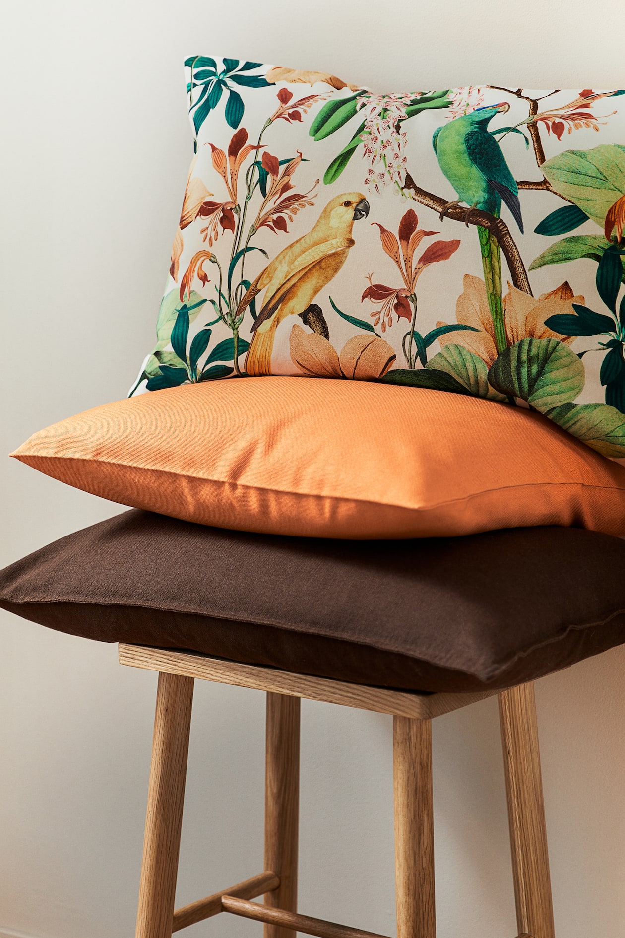 Copricuscino in tela fantasia - Crema/fiori - HOME | H&M IT
