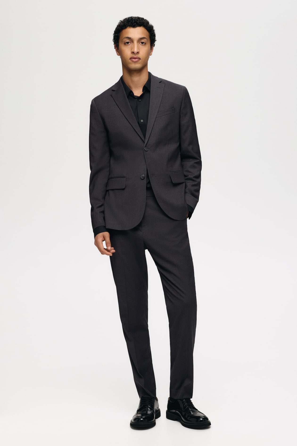 Men’s Dark gray Slim-Fit Suit Pants | H&M US