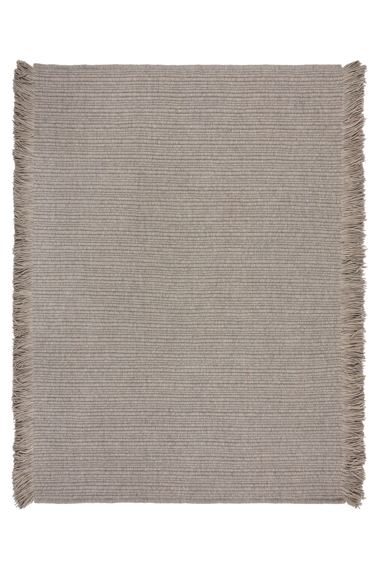 Rene Ribbed Woven Wool Rug - Grey - Flair Rugs - HOME | H&M BE