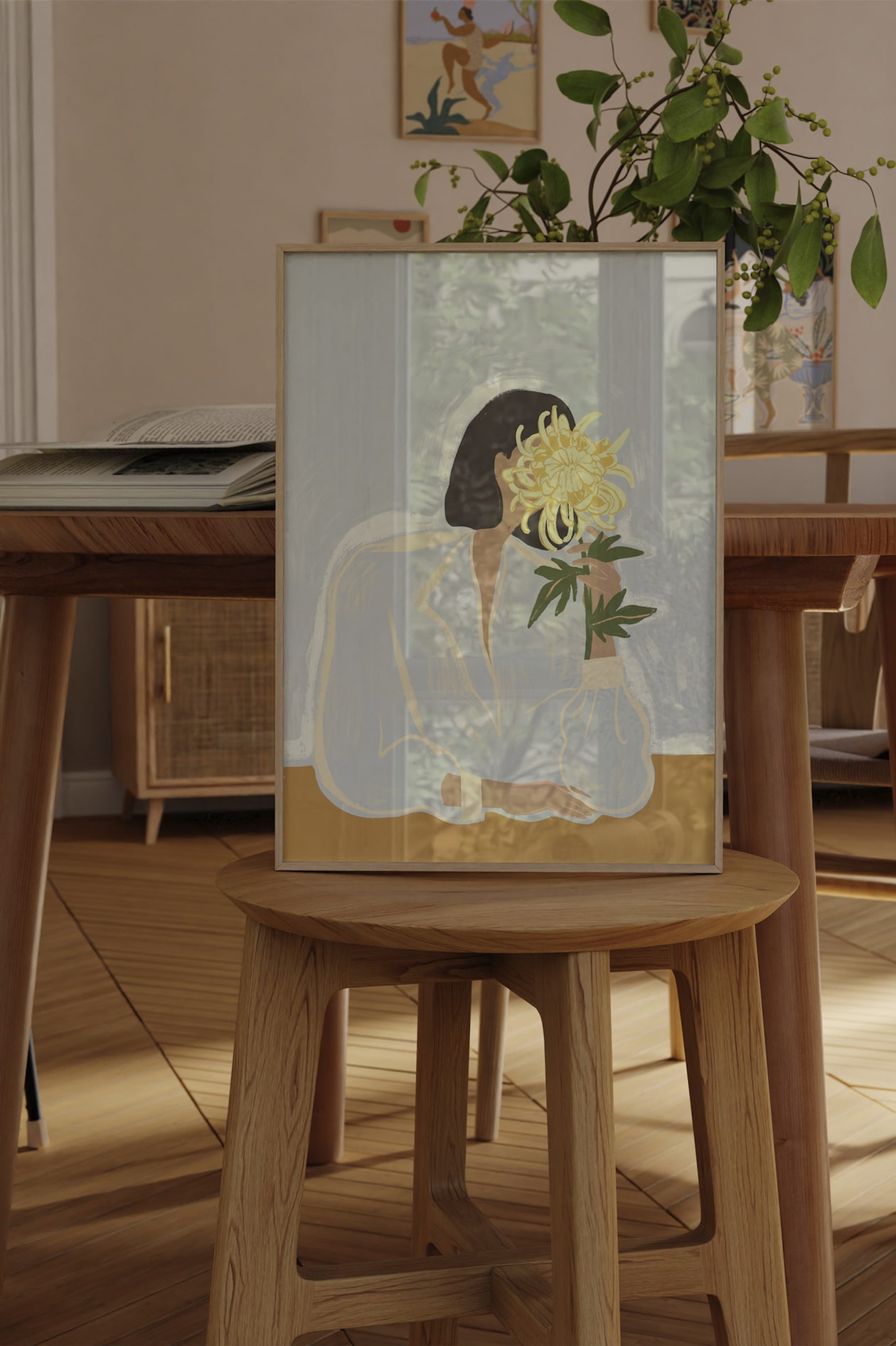 Arty Guava - The Crysanthemum - Multicolor - Poster & Frame - HOME | H&M ES