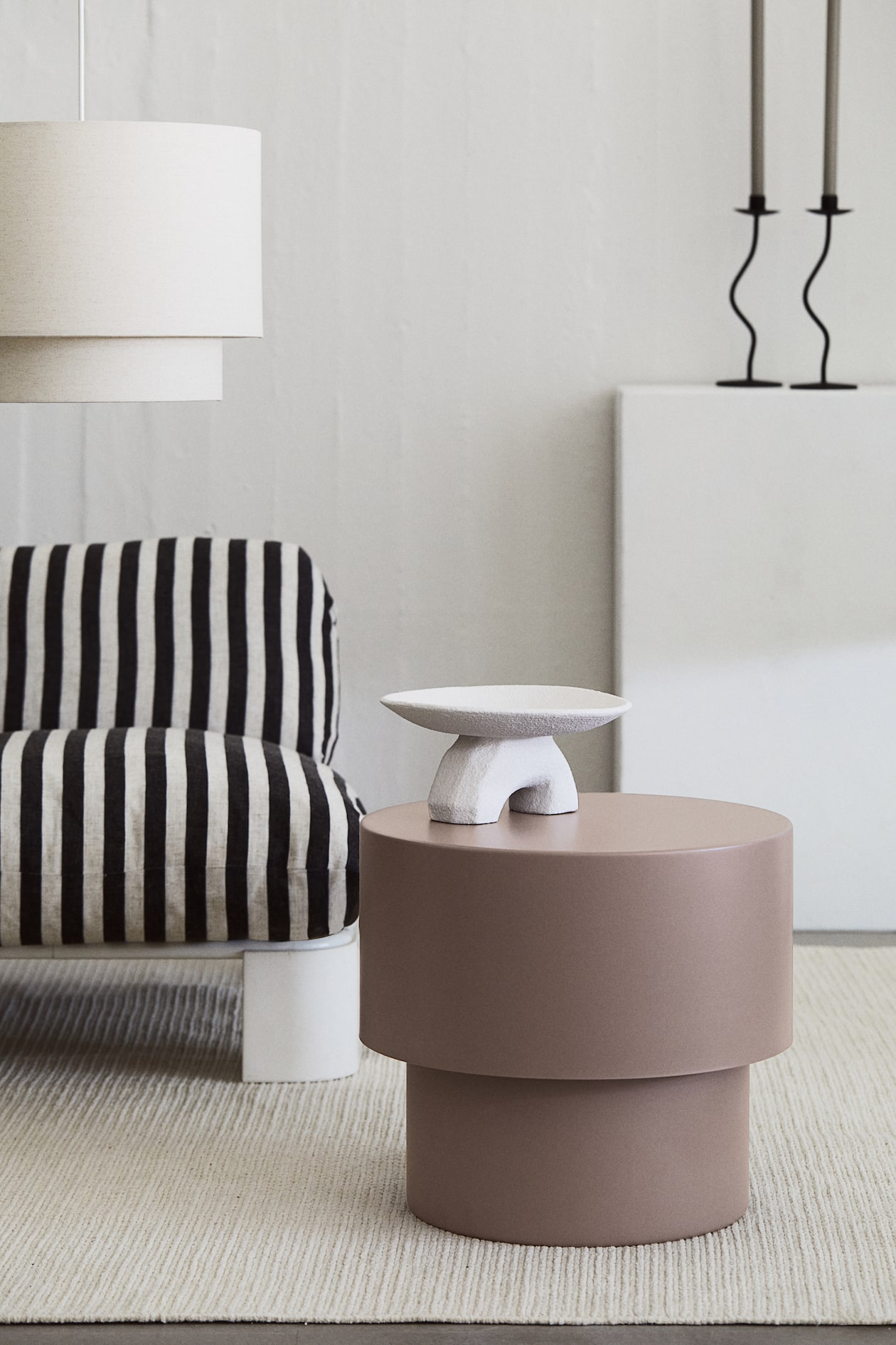 Metal Side Table - Taupe - Home All | H&M US