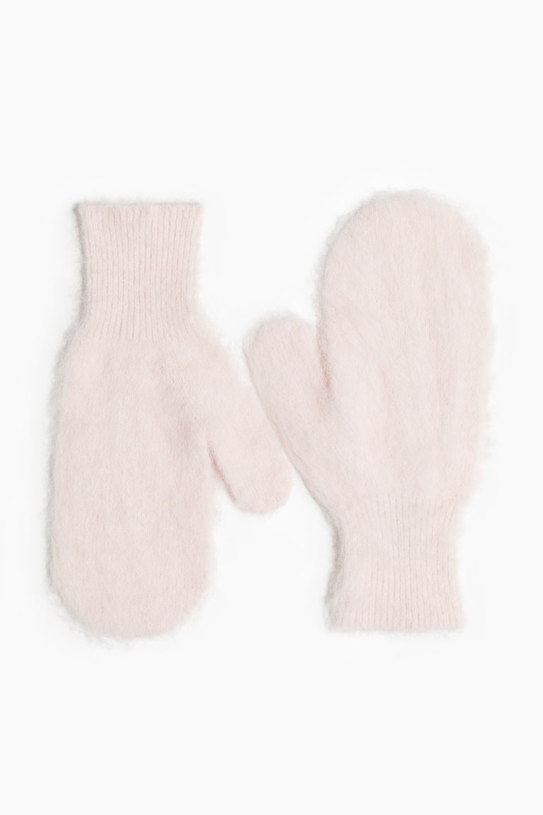 Women's Powder pink Mittens | H&M US