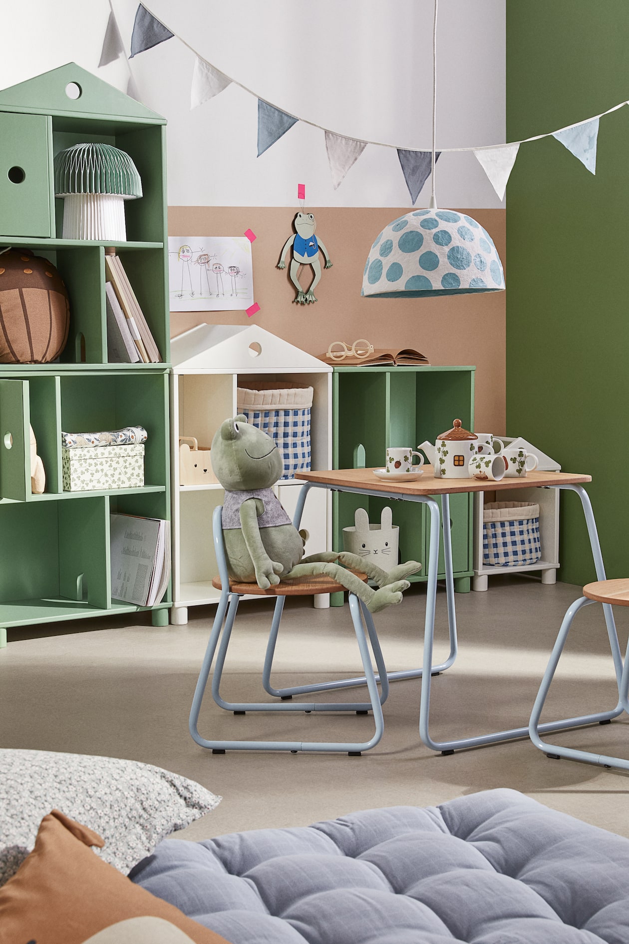Petit placard en forme de maison - Vert - Home All | H&M FR