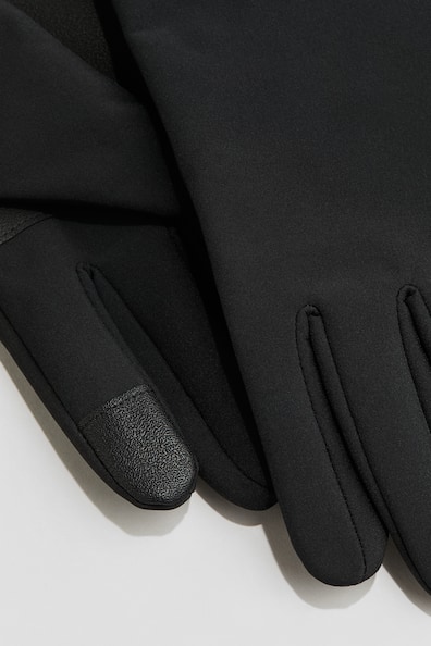 Black Water-Repellent Cell Phone Gloves for kids | H&M US