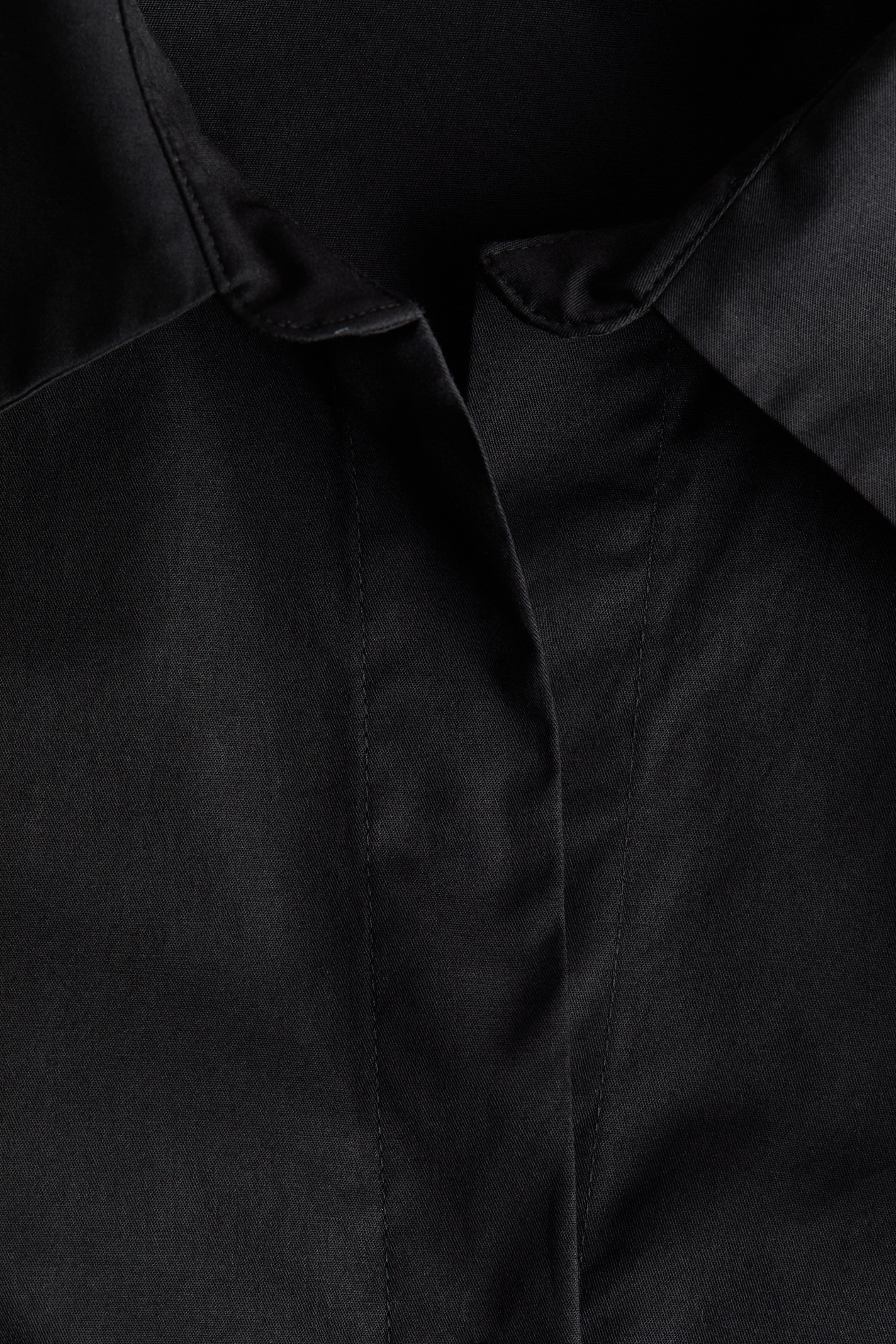Figursyet skjorte - Sort - DAME | H&M DK