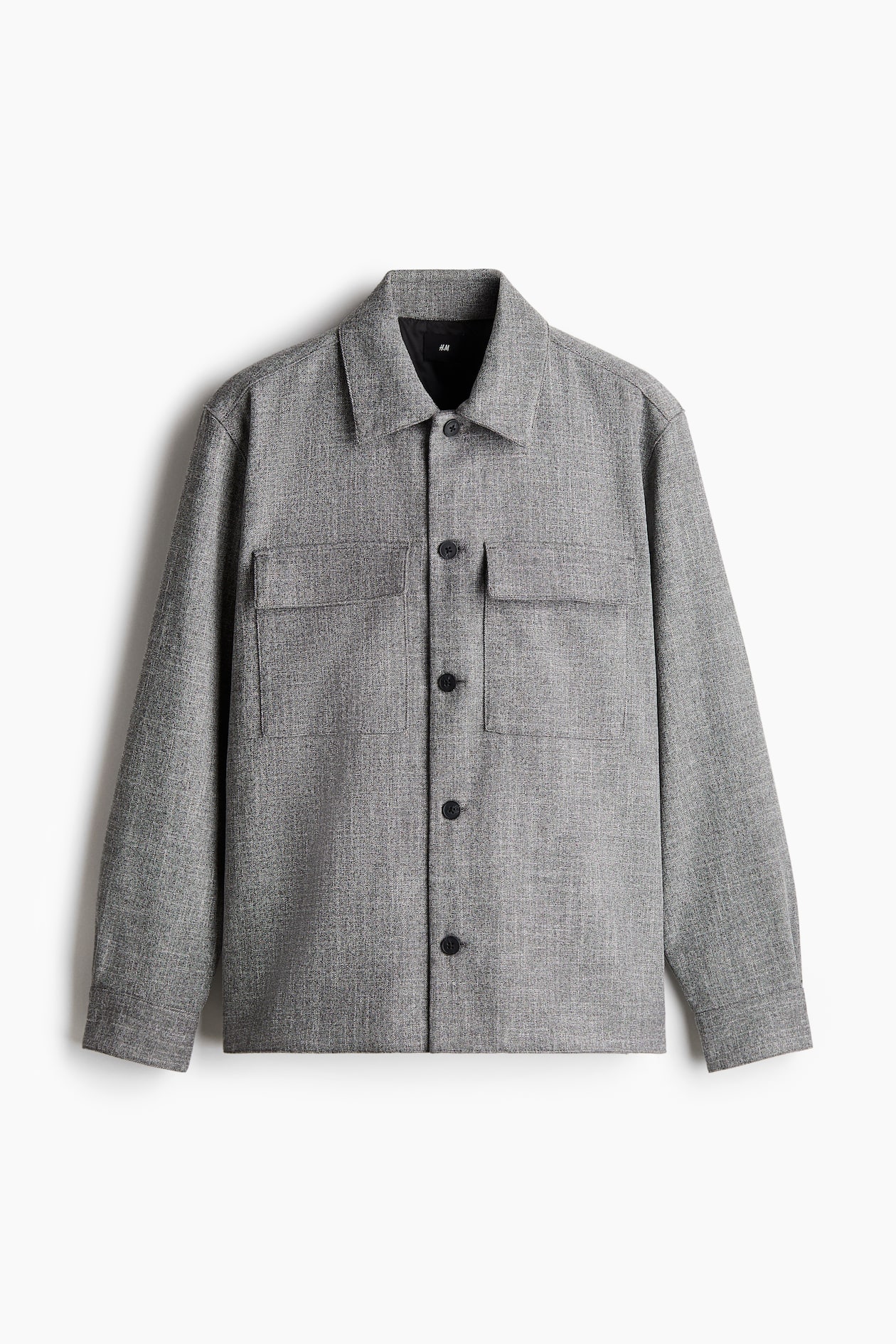 Men’s Gray Regular-Fit Overshirt | H&M CA