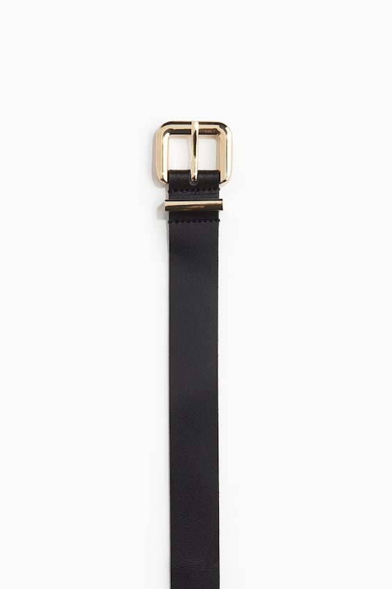 Leather Belt - Black - Ladies | H&M US