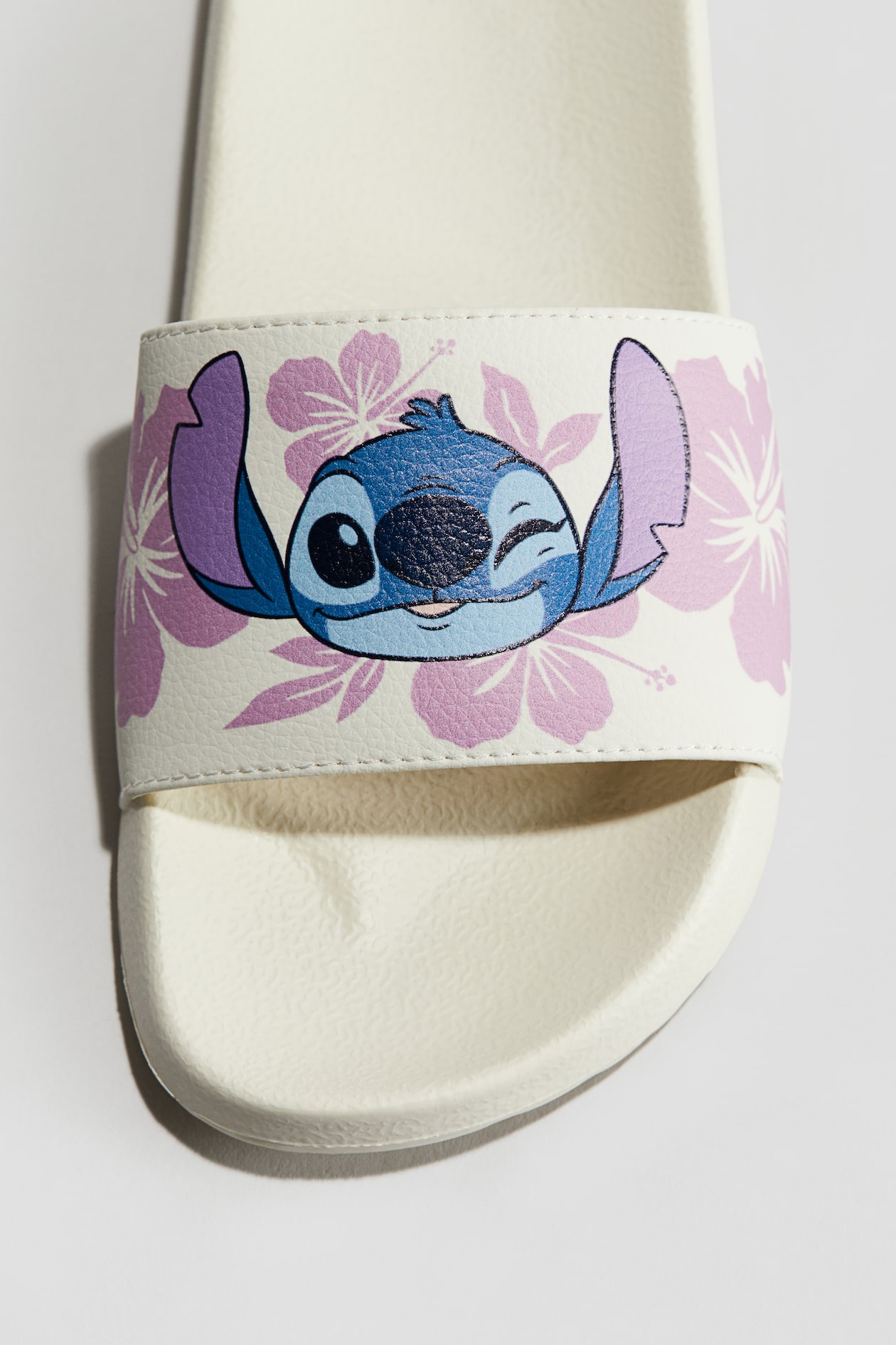 Printed Pool Slides - White/Lilo & Stitch - Kids | H&M US