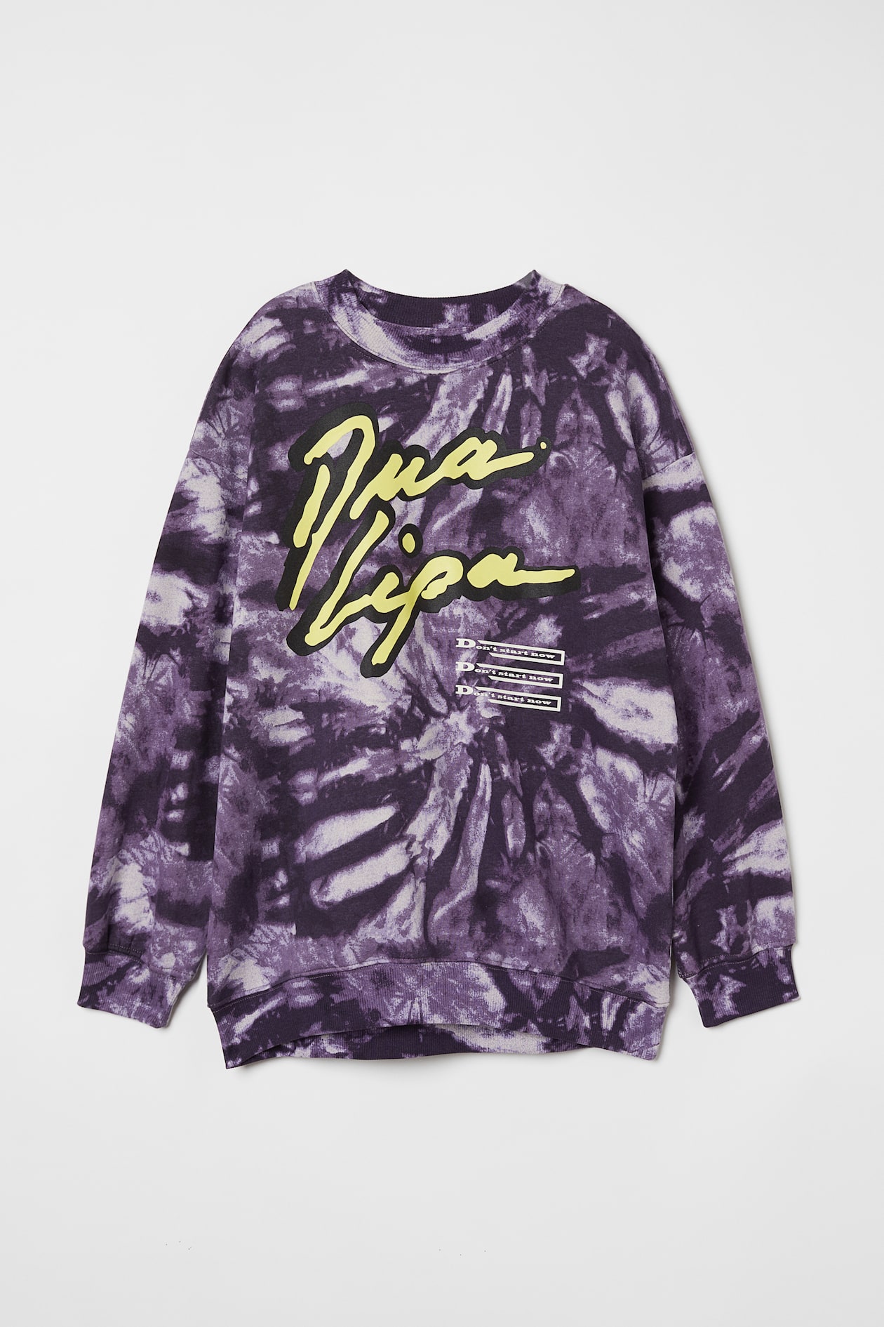 Printed sweatshirt - Lila/Dua Lipa - BARN | H&M SE