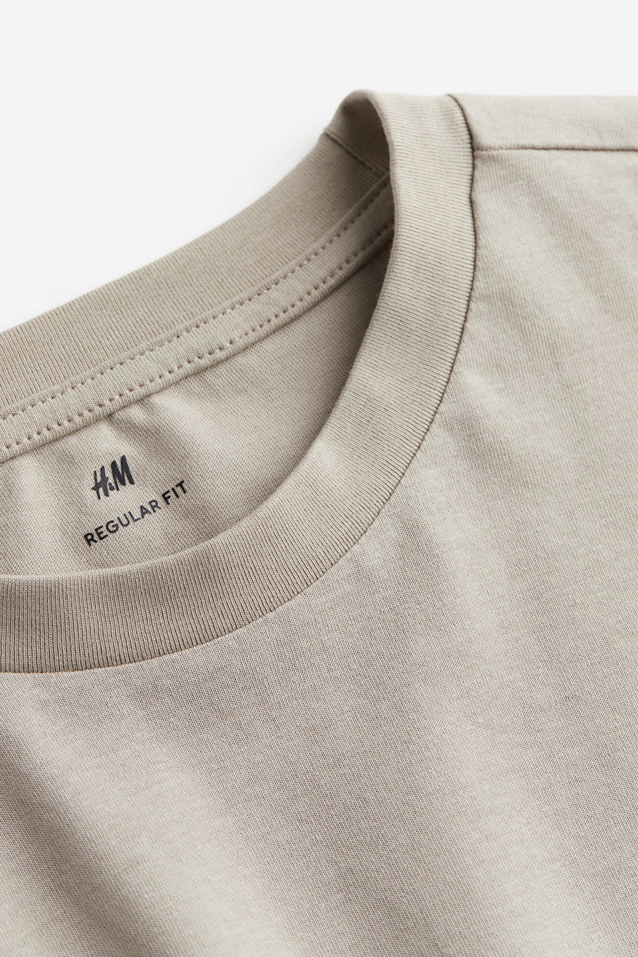 Playera Regular Fit de punto - Beige - Men | H&M MX