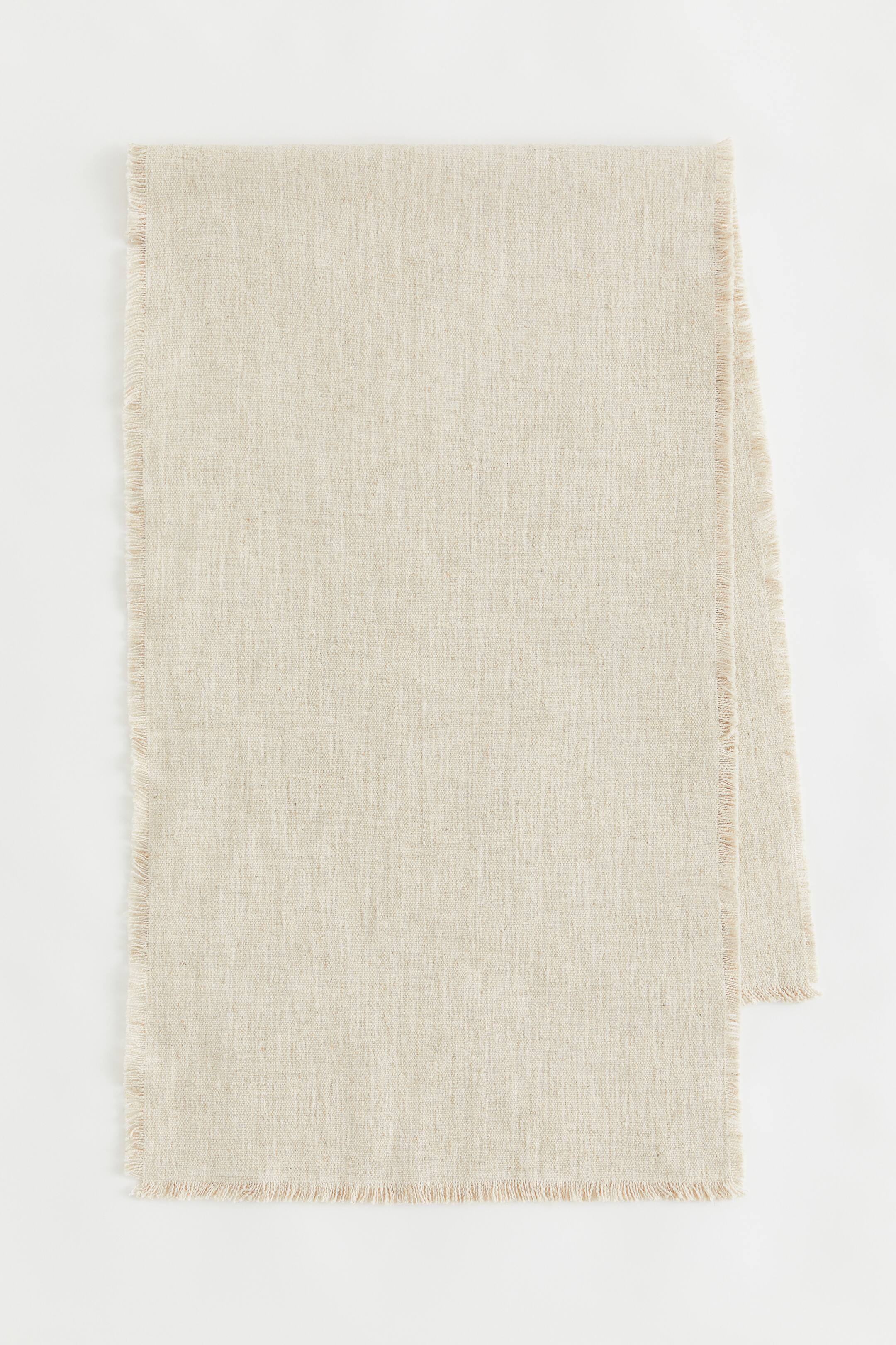 Light beige Cotton Blend Table Runner at H&M Home | H&M AU