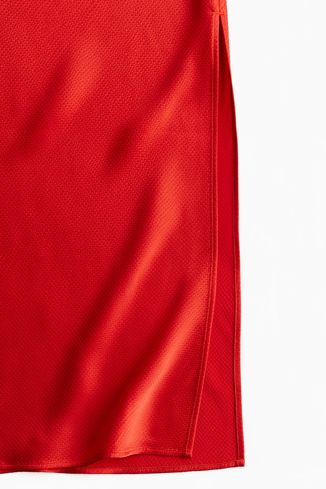 Rock aus Crêpe-Satin - Knallrot - Ladies | H&M DE