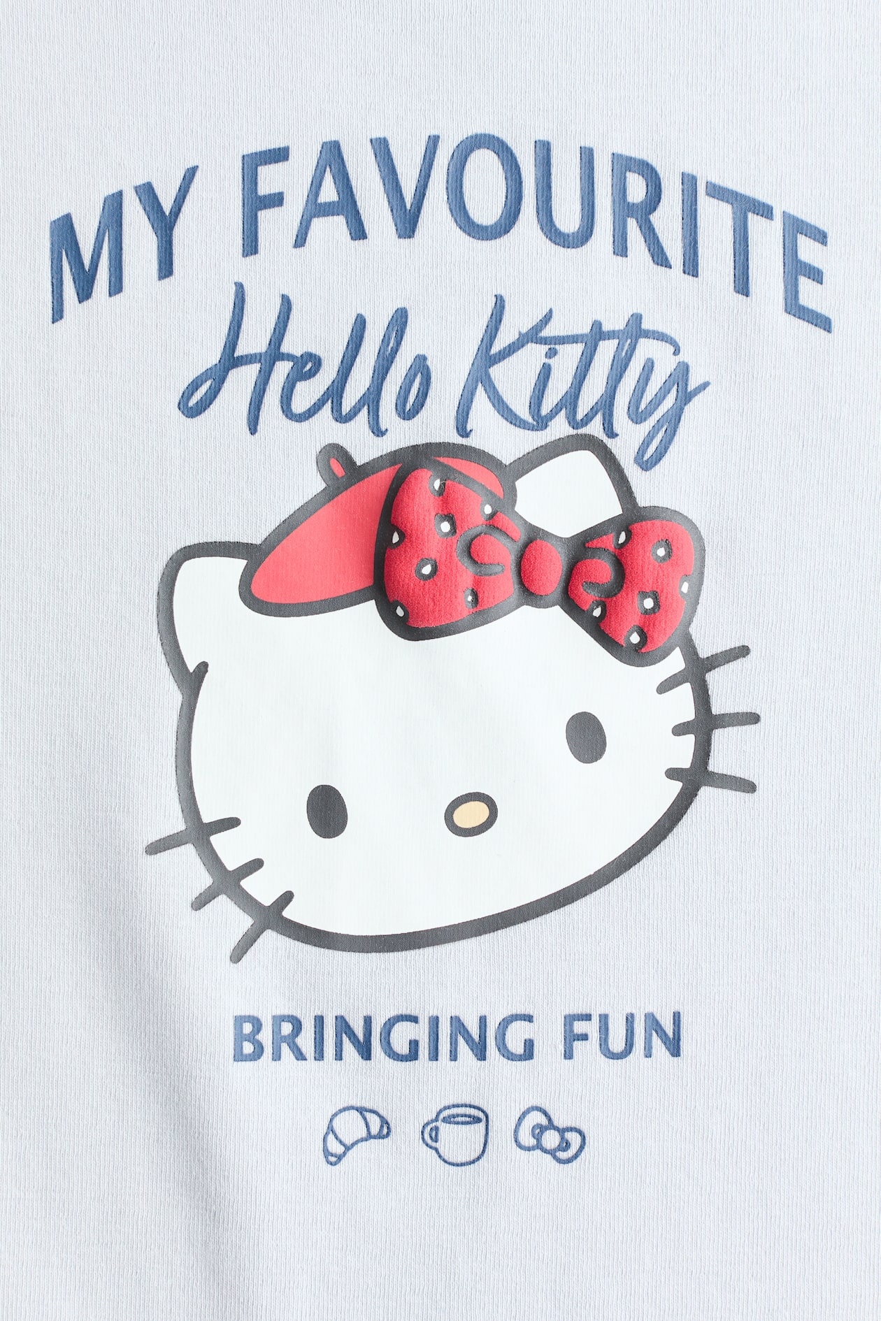 Light blue/Hello Kitty Print-motif cotton jersey top for kids | H&M IN
