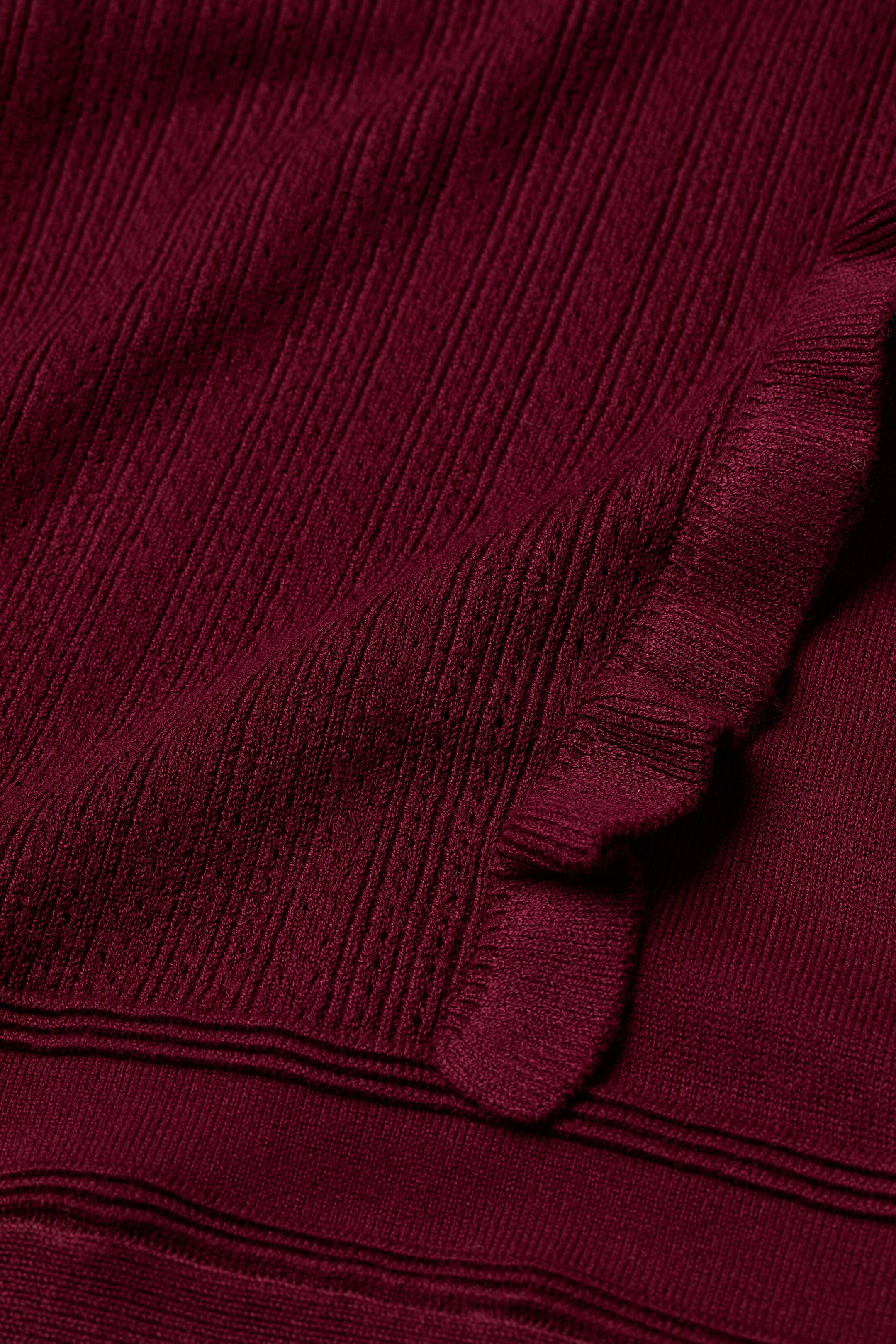 Vestido de punto - Rojo oscuro - MUJER | H&M ES