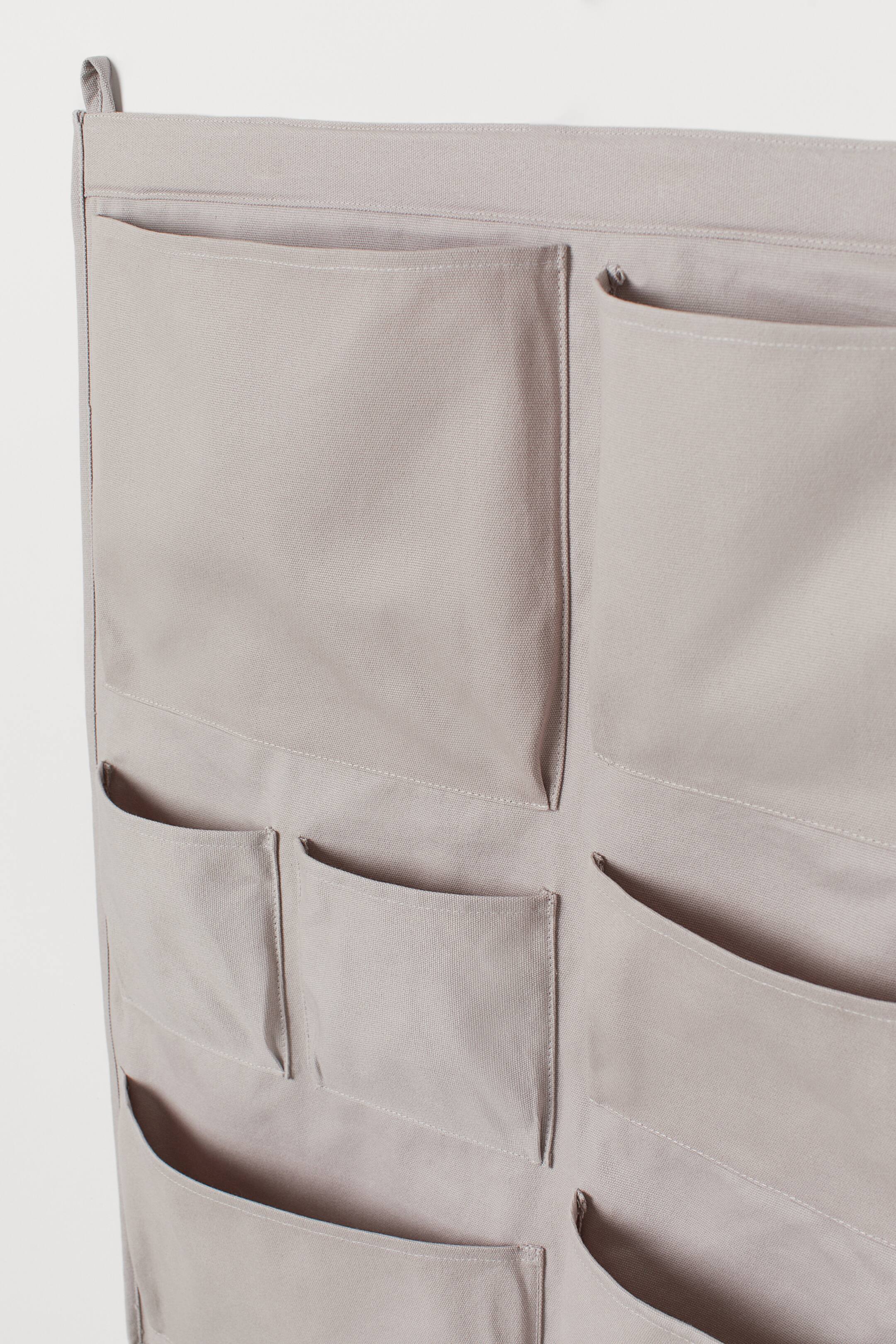 Canvas wall tidy - Light grey - Home All | H&M GR
