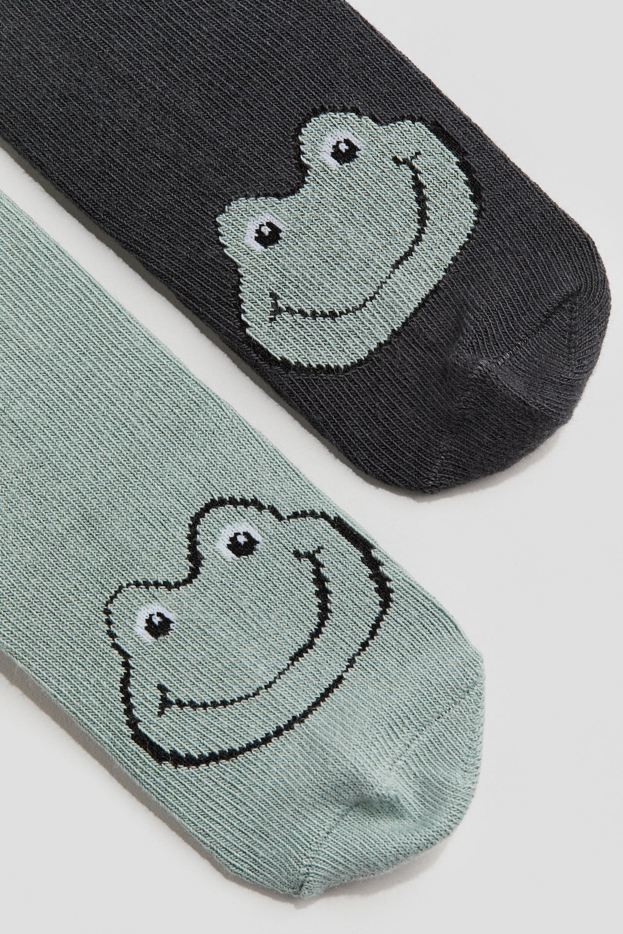 4-pack Socks - Dusty green/frog - Kids | H&M US