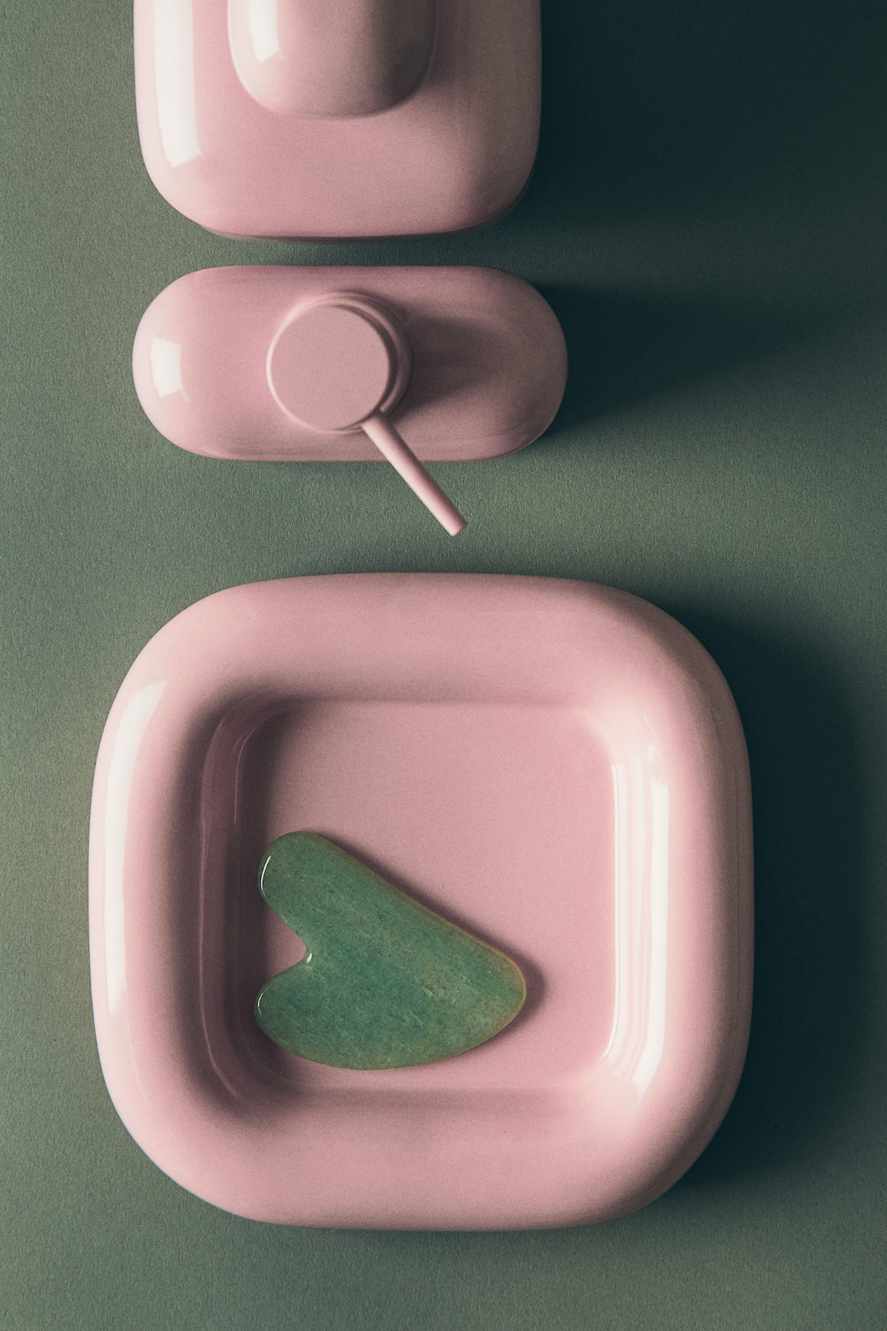 Săpunieră din gresie ceramică - Roz - HOME | H&M RO