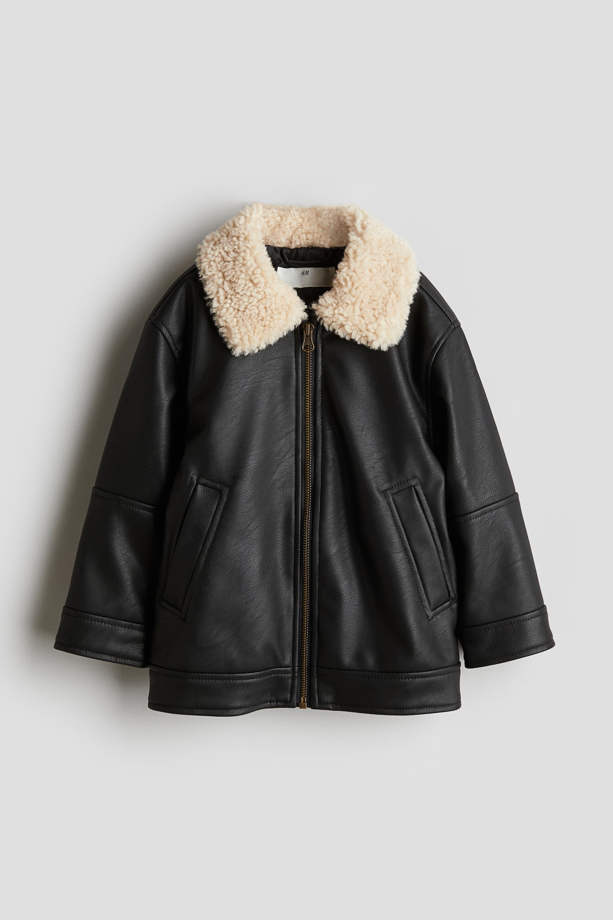Aviator Jacket - Black - Kids | H&M US