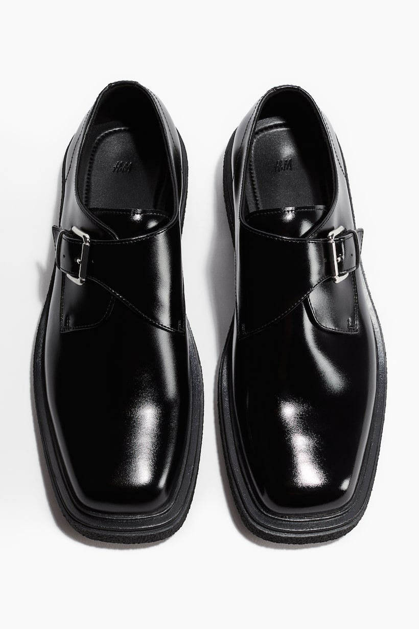 Men’s Black Monkstrap Shoes | H&M US