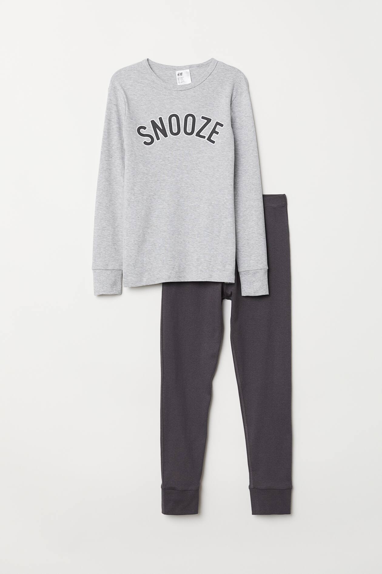 Komplet za spavanje - Grey marl/Snooze - Kids | H&M RS