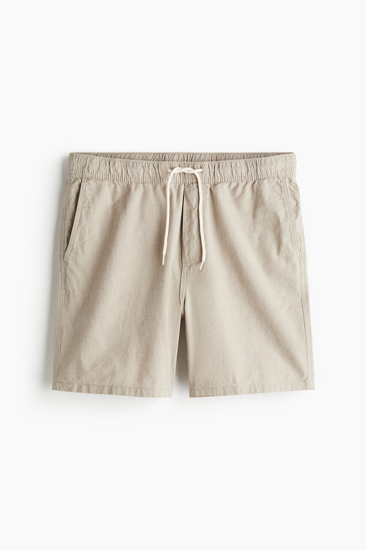 Men’s Beige Regular Fit Cotton Shorts | H&M US
