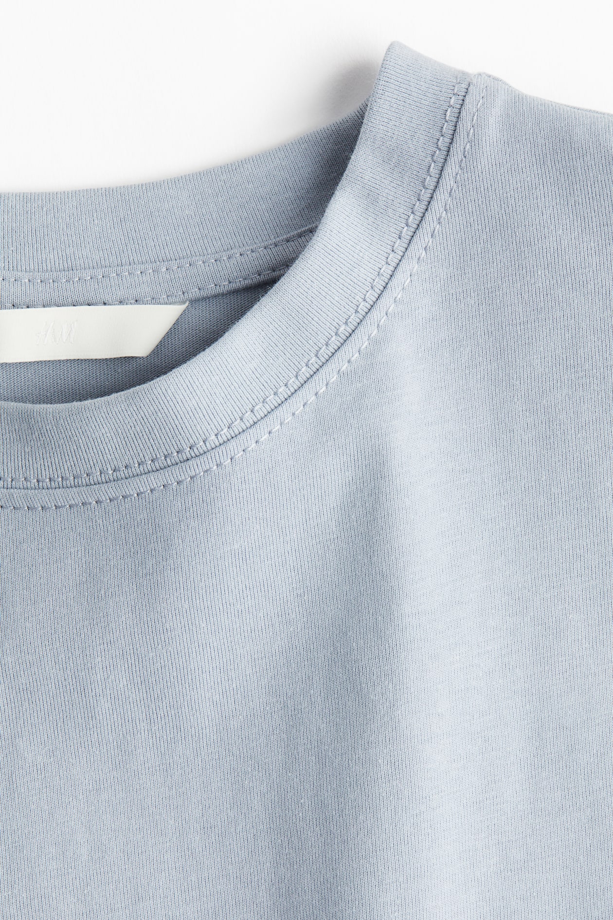 Women's Light dusty blue T-shirt grande taille | H&M CA
