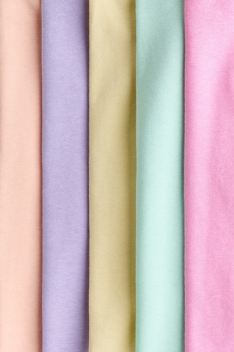 Pink/yellow/purple 5-Pack Cotton Bike Shorts for kids | H&M US