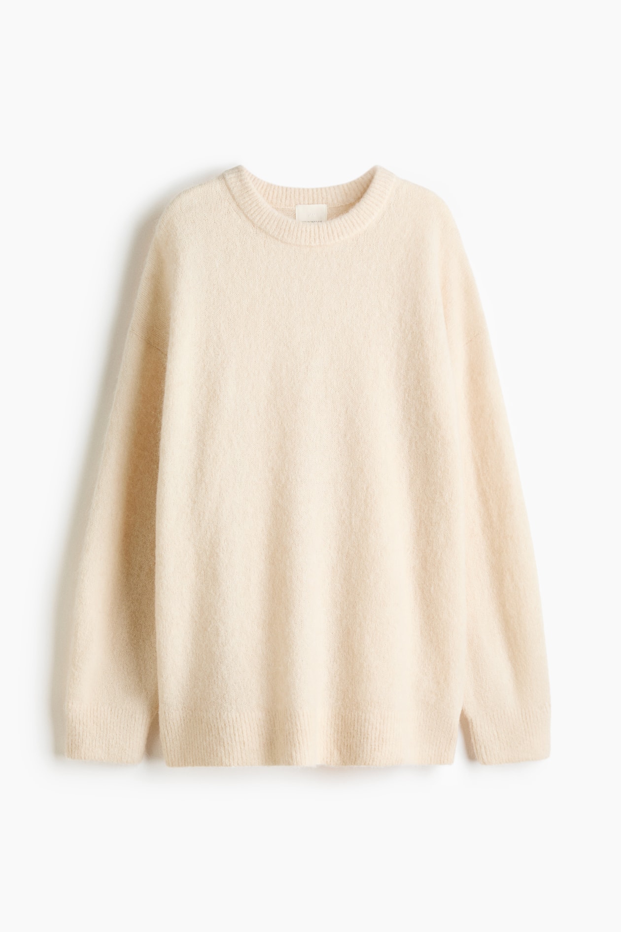 Oversized Pullover aus Alpakamix - Hellbeige - Ladies | H&M DE
