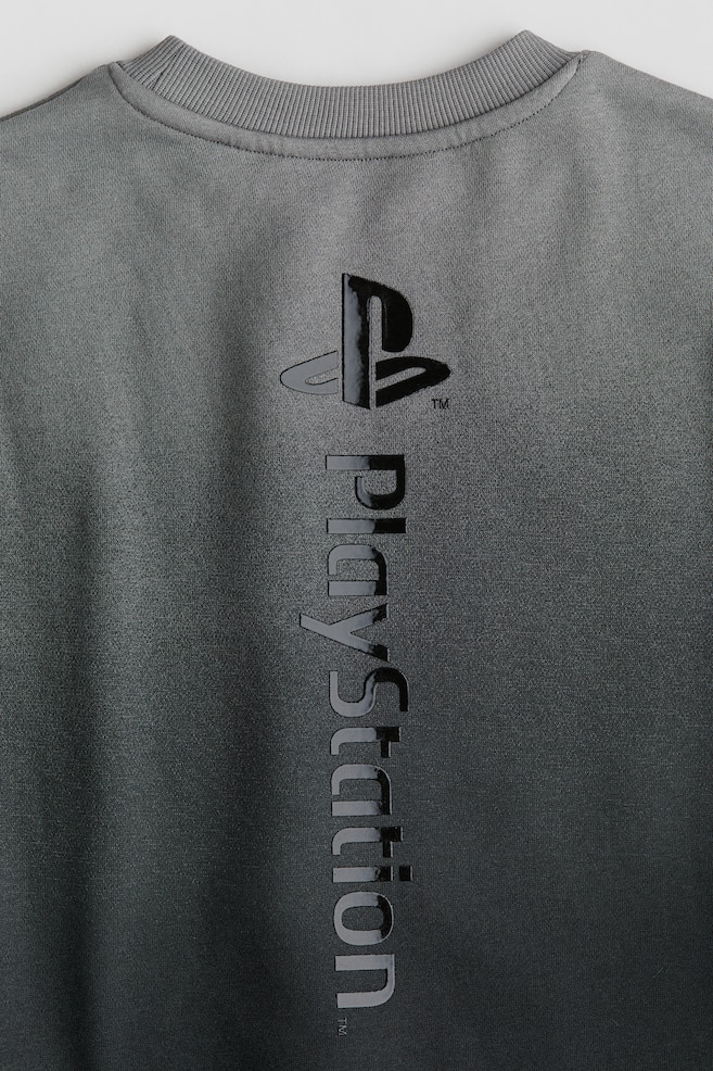 Printed Sweatshirt - Dark gray/PlayStation - Kids | H&M US