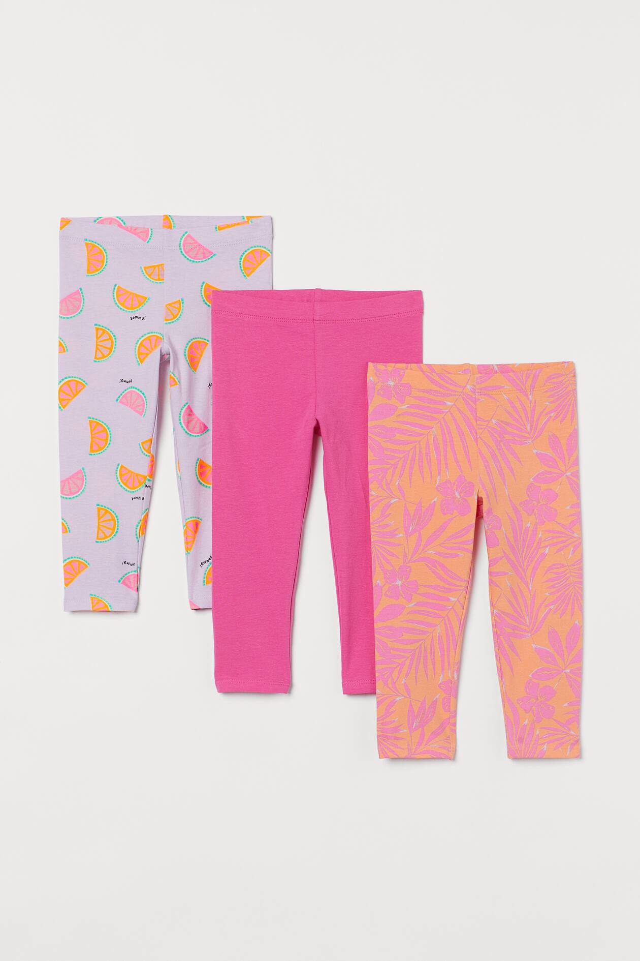 Tri para kapri helanki - Cerise/Fruit - Kids | H&M RS