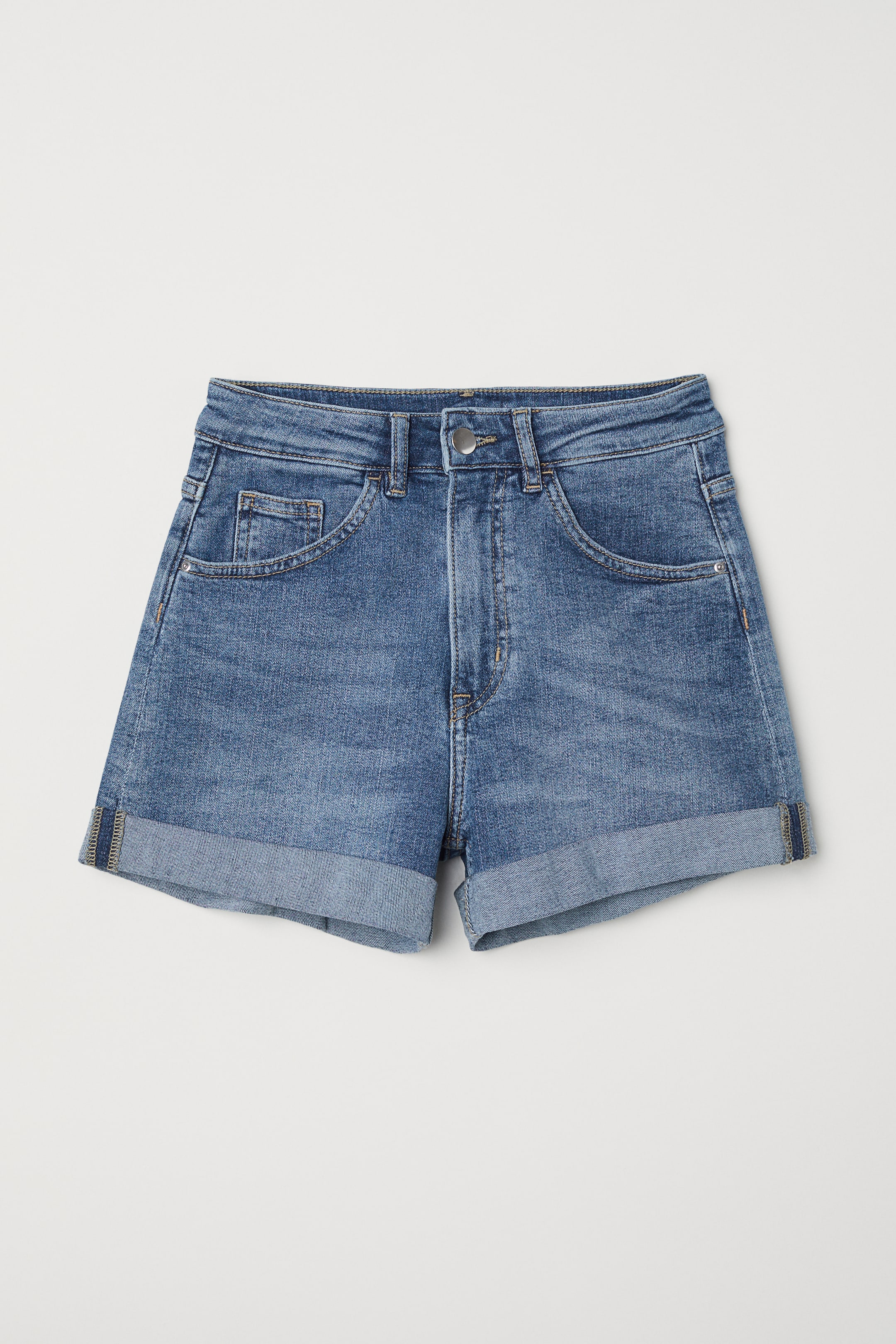 Short en jean - Bleu denim - FEMME | H&M FR