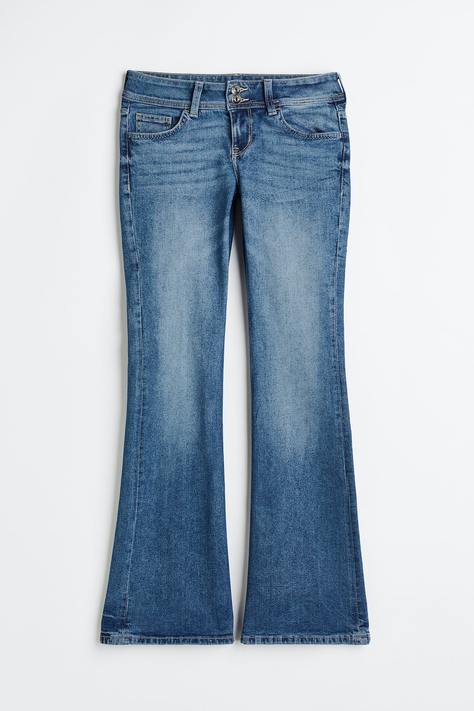 Flared Low Jeans - Denim blue - Ladies | H&M GB