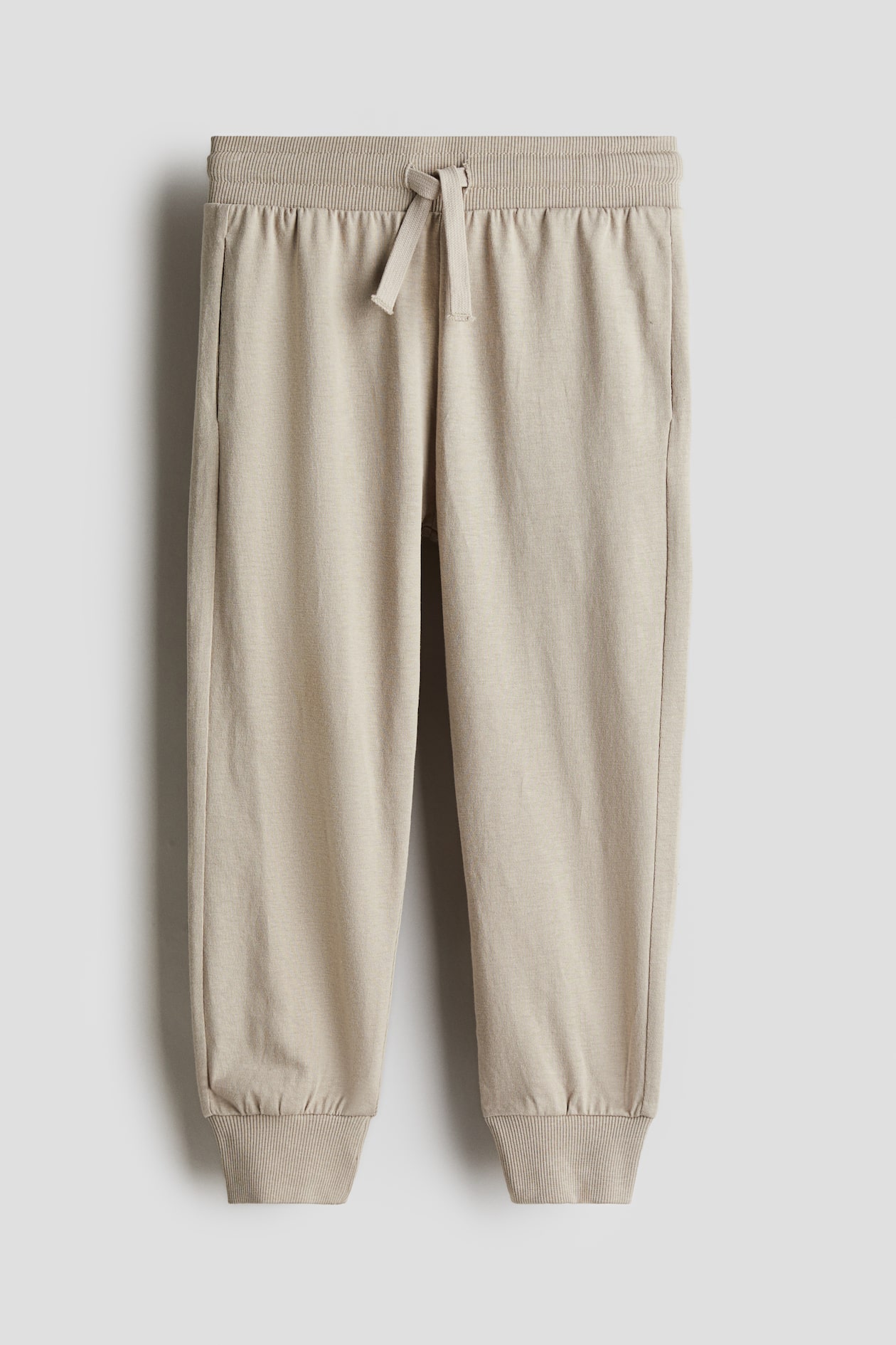 Beige Jersey joggers for kids | H&M MY