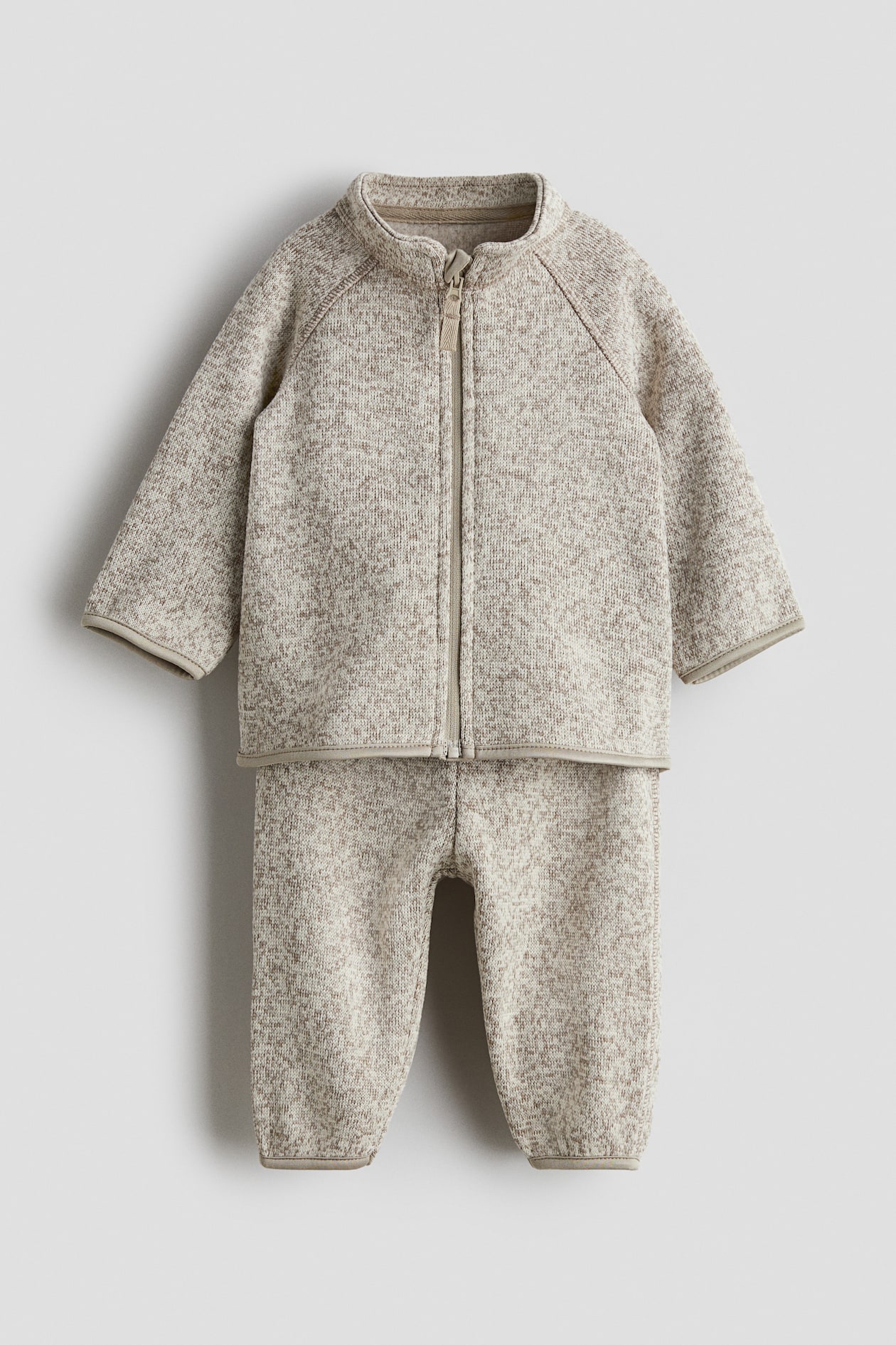 2-piece fleece set - Beige - Kids | H&M AU