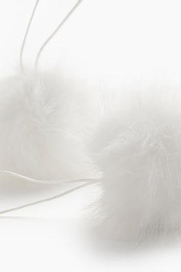 2-pack Decoraciones navideñas de pompón - Blanco - Home All | H&M MX