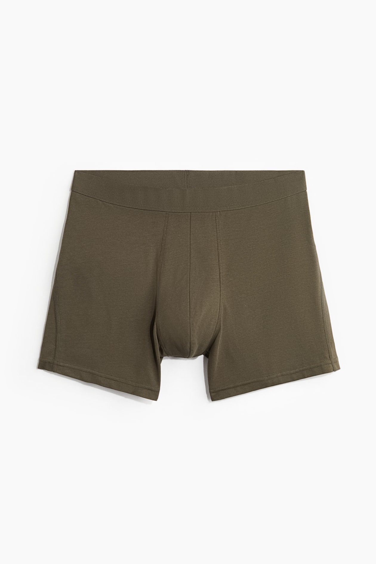 3-pack Mid-Length Boxer Briefs with Lycra® - Khaki green/navy blue ...