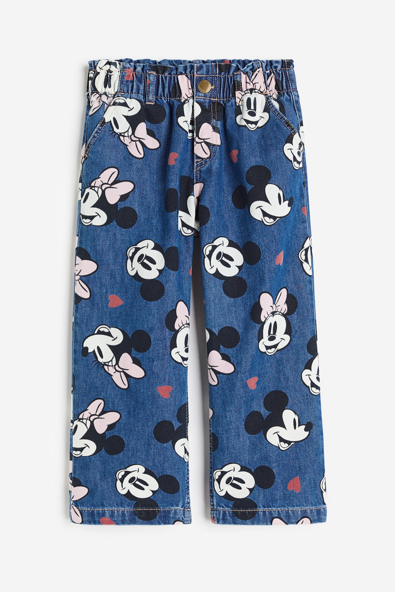 Denim blue/Minnie Mouse Wide Leg Jeans for kids | H&M CA