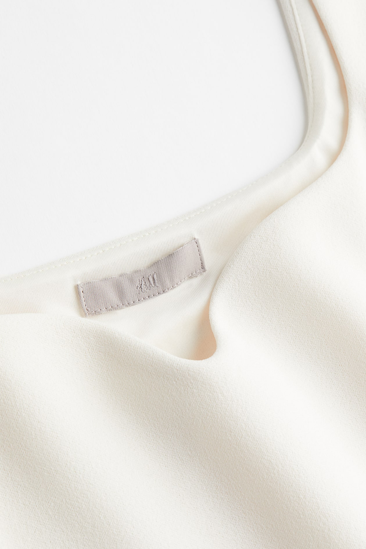 Women's White Sweetheart-neckline Top | H&M US