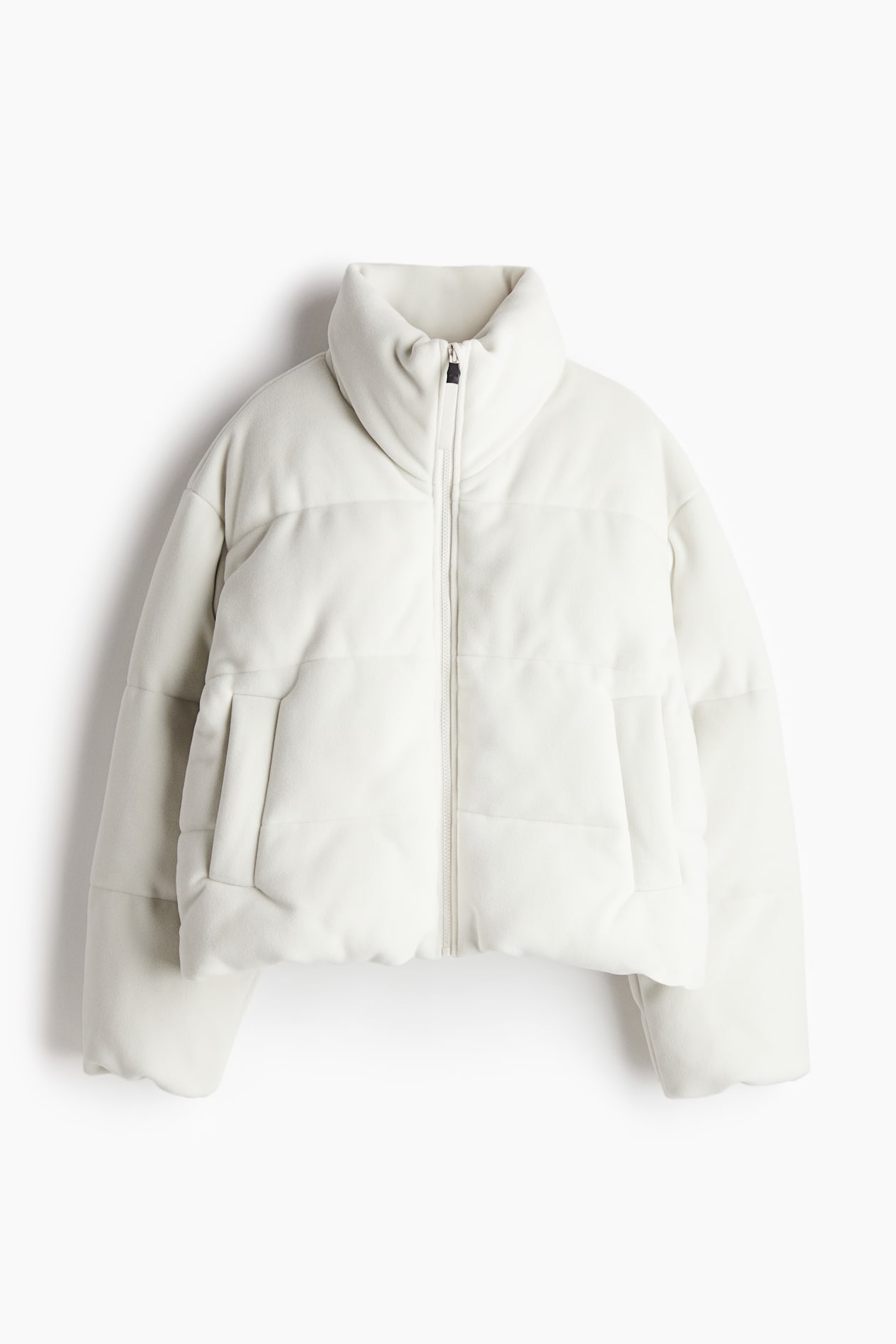 Women's Light beige Padded Fleece Jacket with ThermoMove™ | H&M US