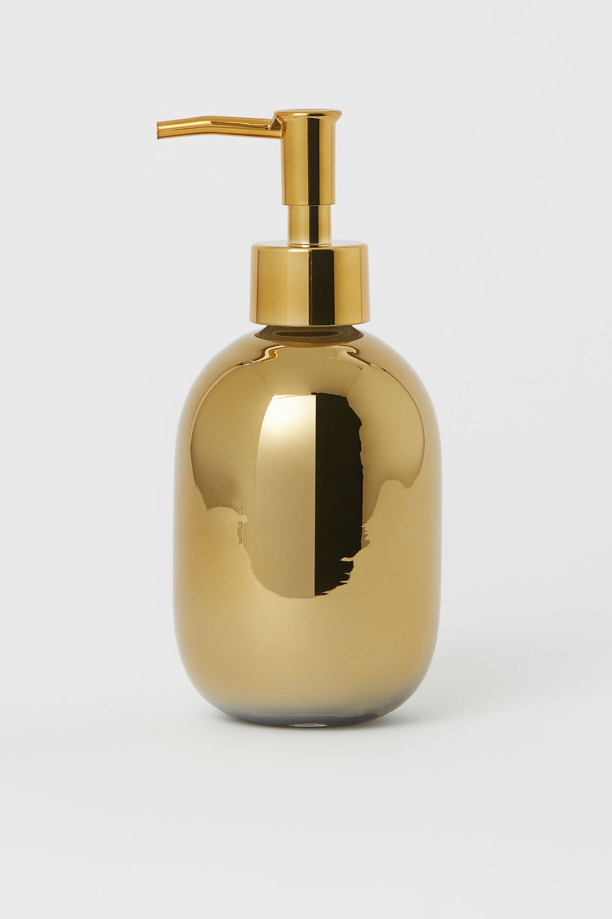 Glass soap dispenser - Gold-coloured - Home All | H&M GB