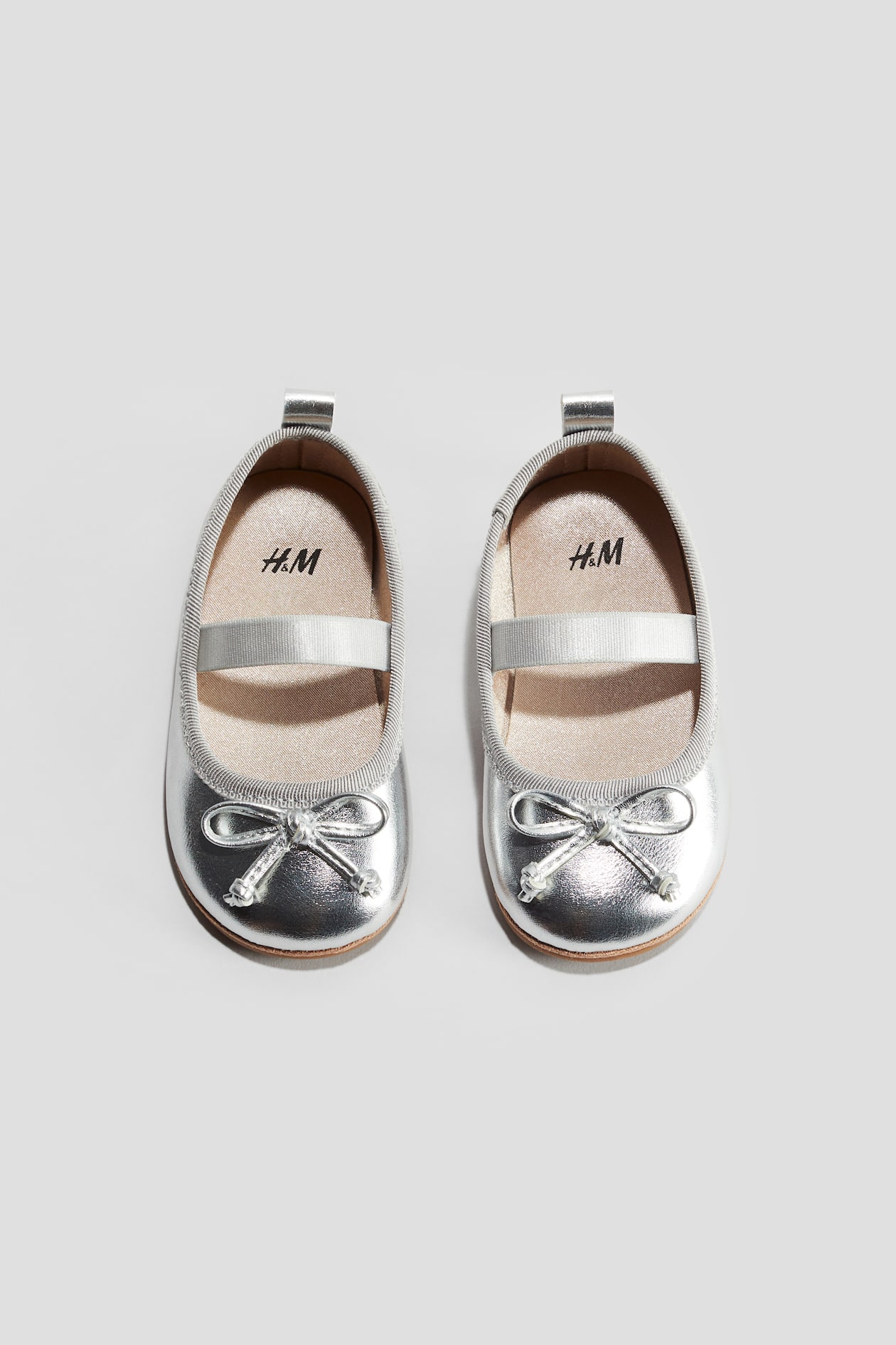 Silver-colored Ballet Flats for kids | H&M US