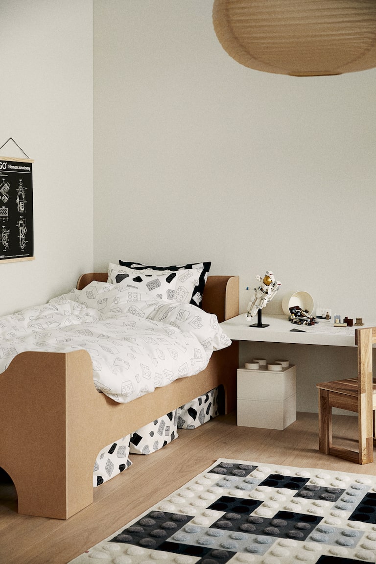 White/LEGO Patterned cotton duvet cover set at H&M Home | H&M GB
