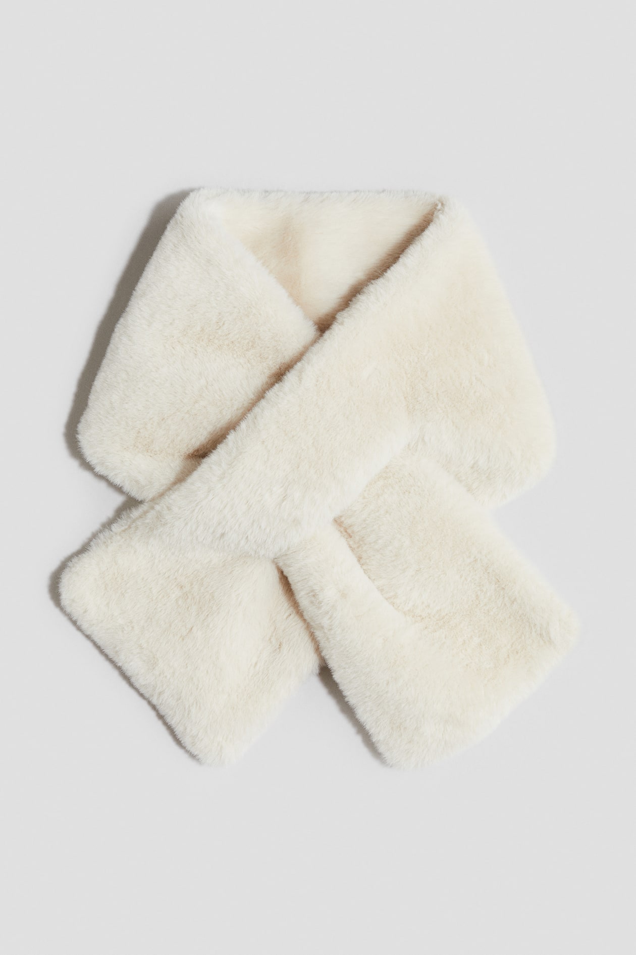 Fluffy Scarf - Cream - Kids | H&M US