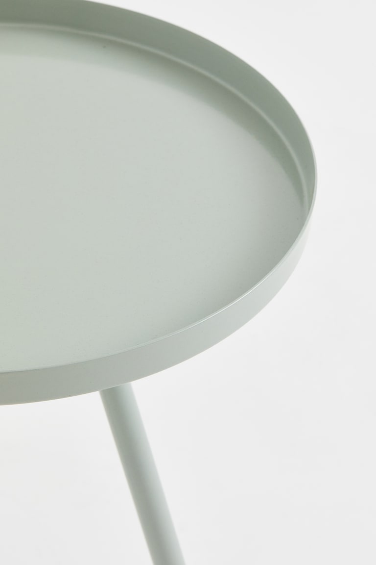 Mint green Small Metal Side Table at H&M Home | H&M US