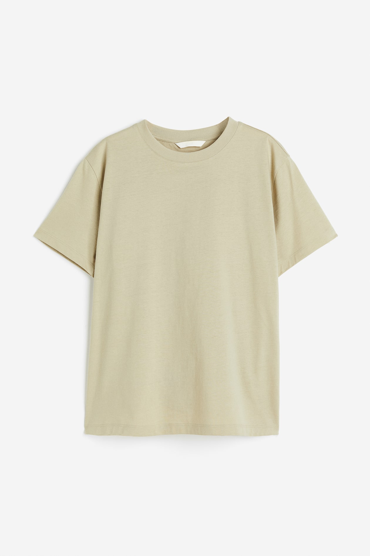 Playera de algodón - Verde caqui claro - Ladies | H&M MX