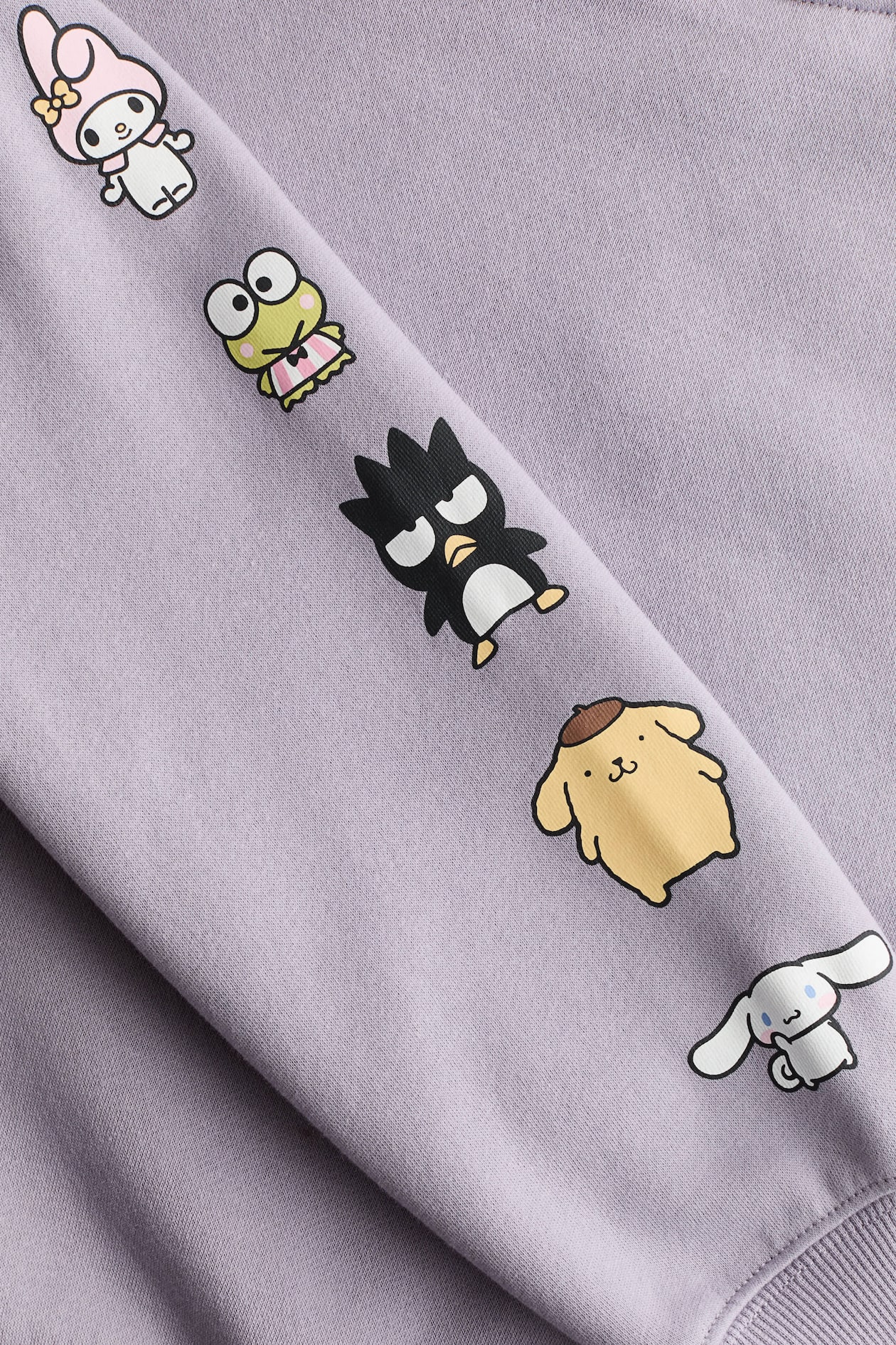 Sweatshirt with Printed Motif - Dusty purple/Hello Kitty - Kids | H&M US