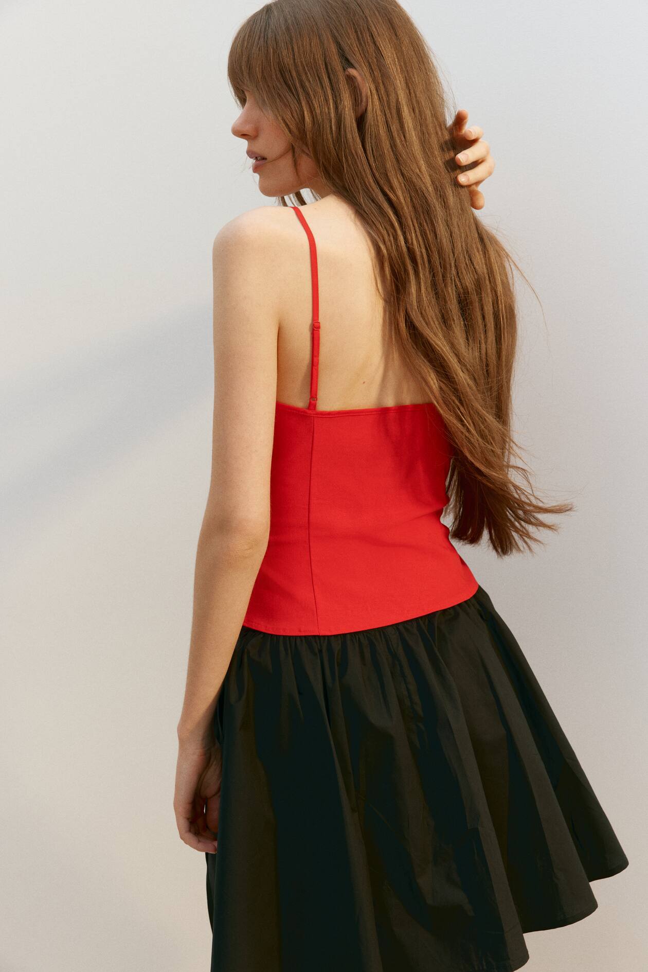 Women's Bright red Strappy Top | H&M CA