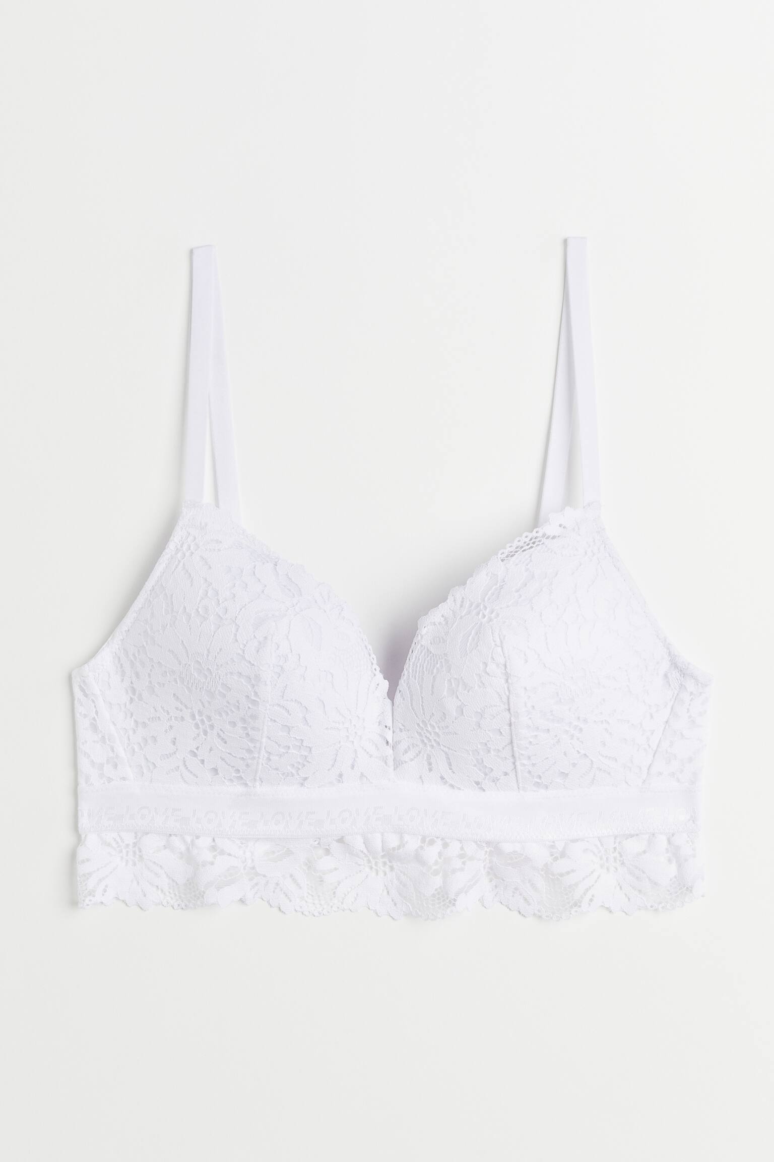 Push-up bralette - לבן - Ladies | H&M IL