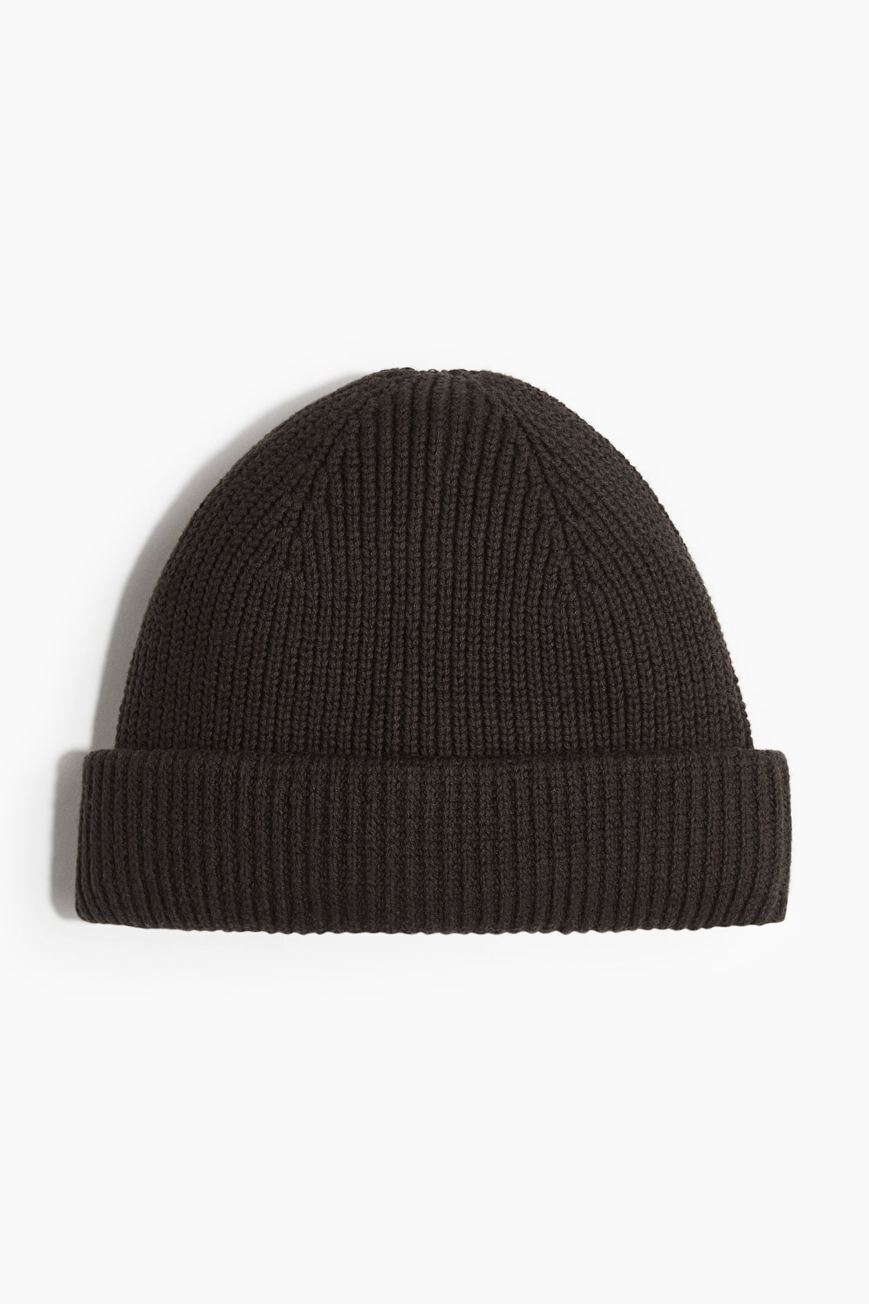 Tuque en tricot côtelé - Vert foncé - HOMME | H&M CA