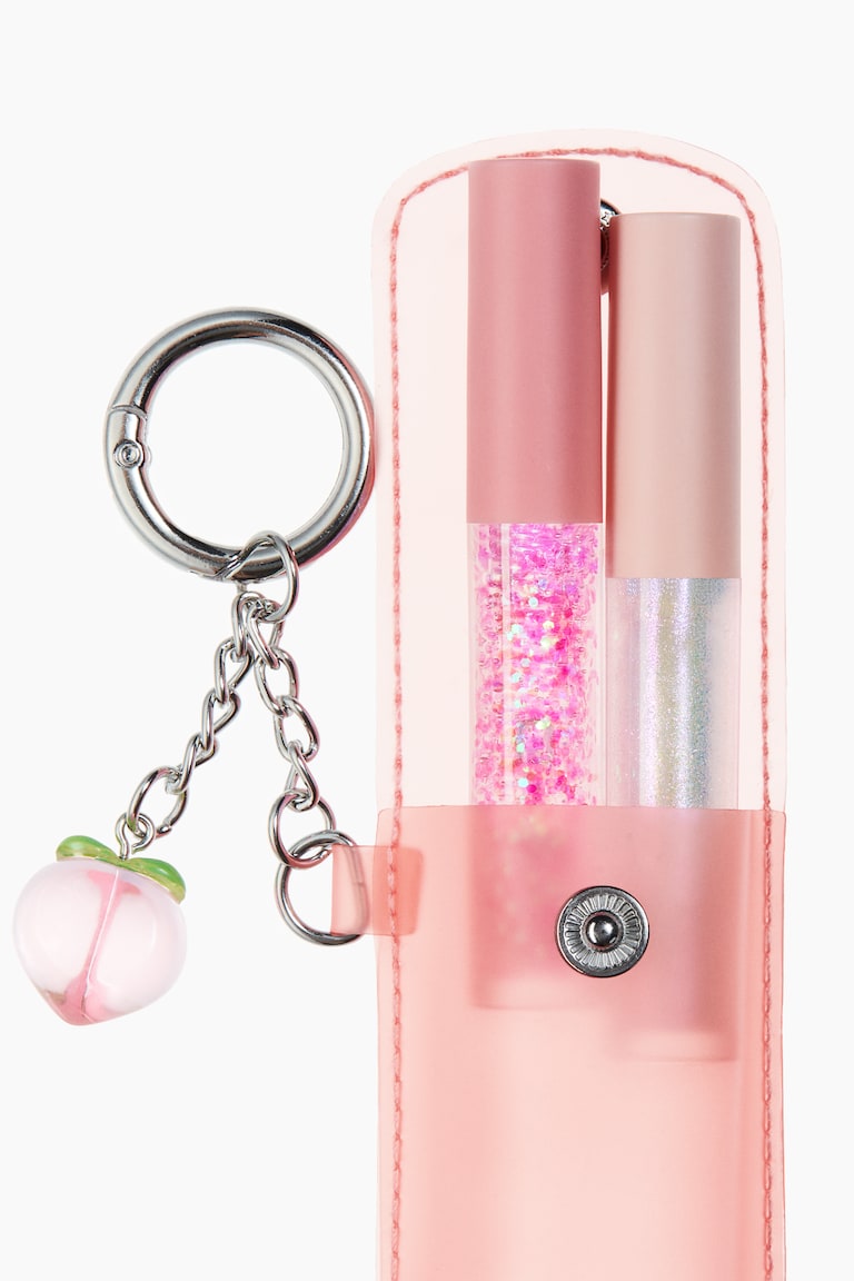 Lip Gloss Key Ring - Light pink - Beauty all | H&M US